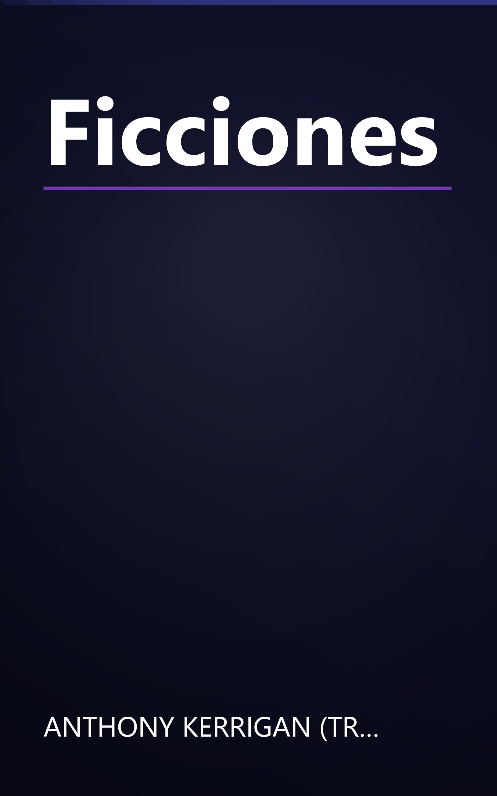 Ficciones book cover