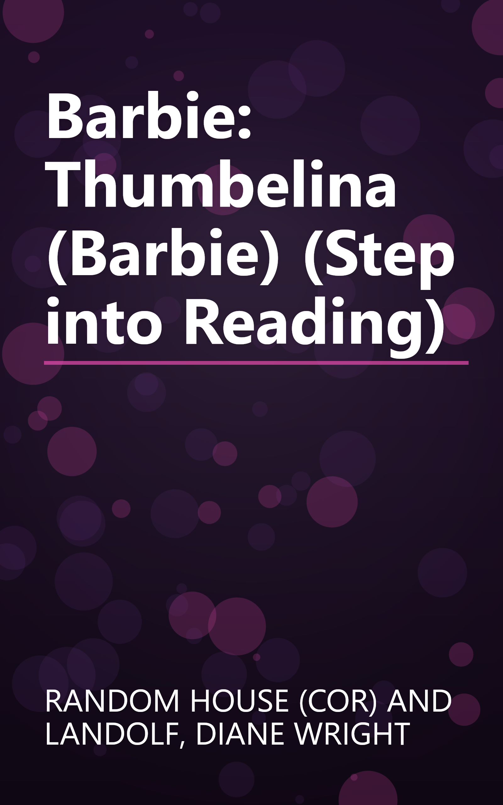 Barbie: Thumbelina (Barbie) (Step into Reading) book cover