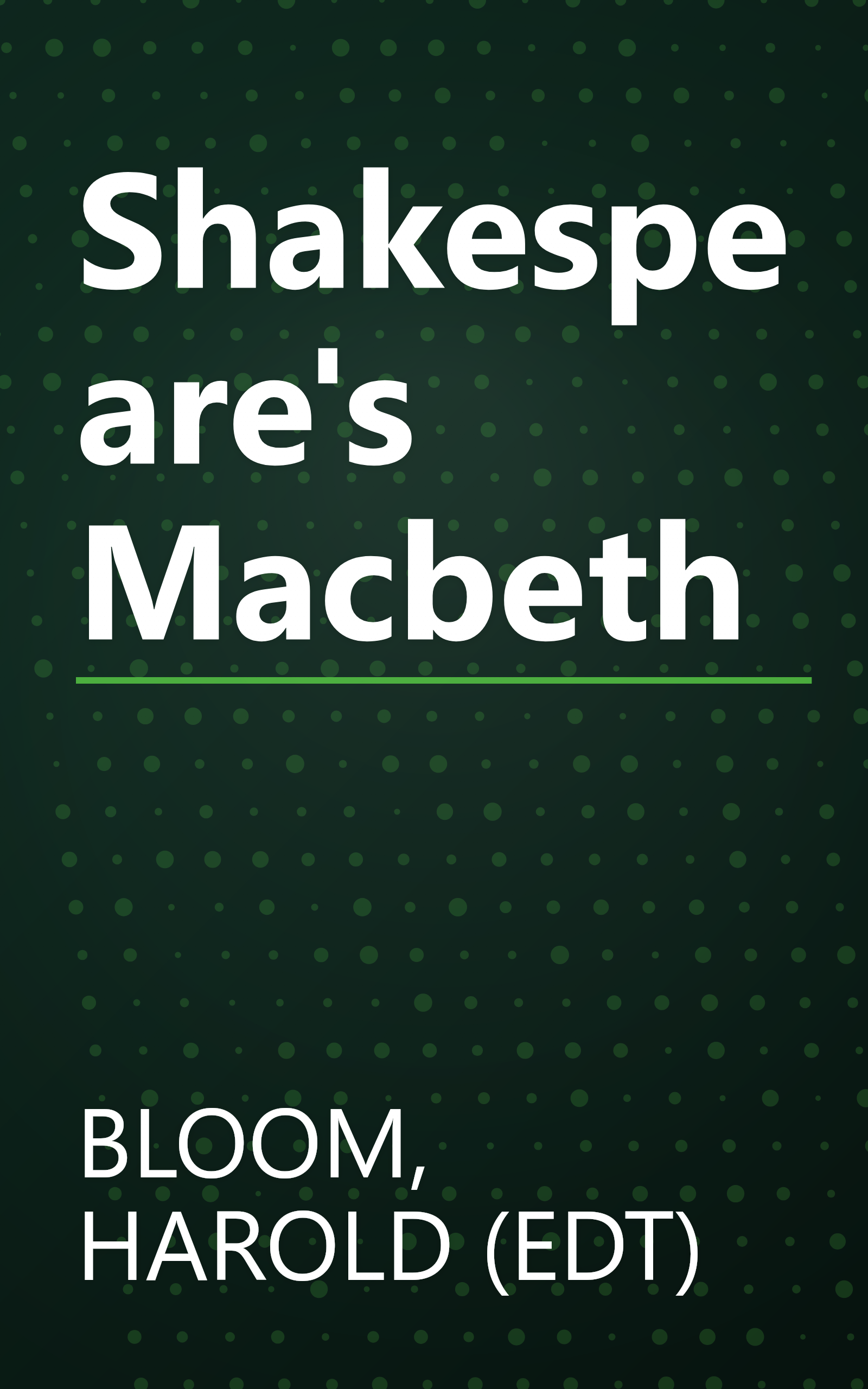 Shakespeare's Macbeth book cover