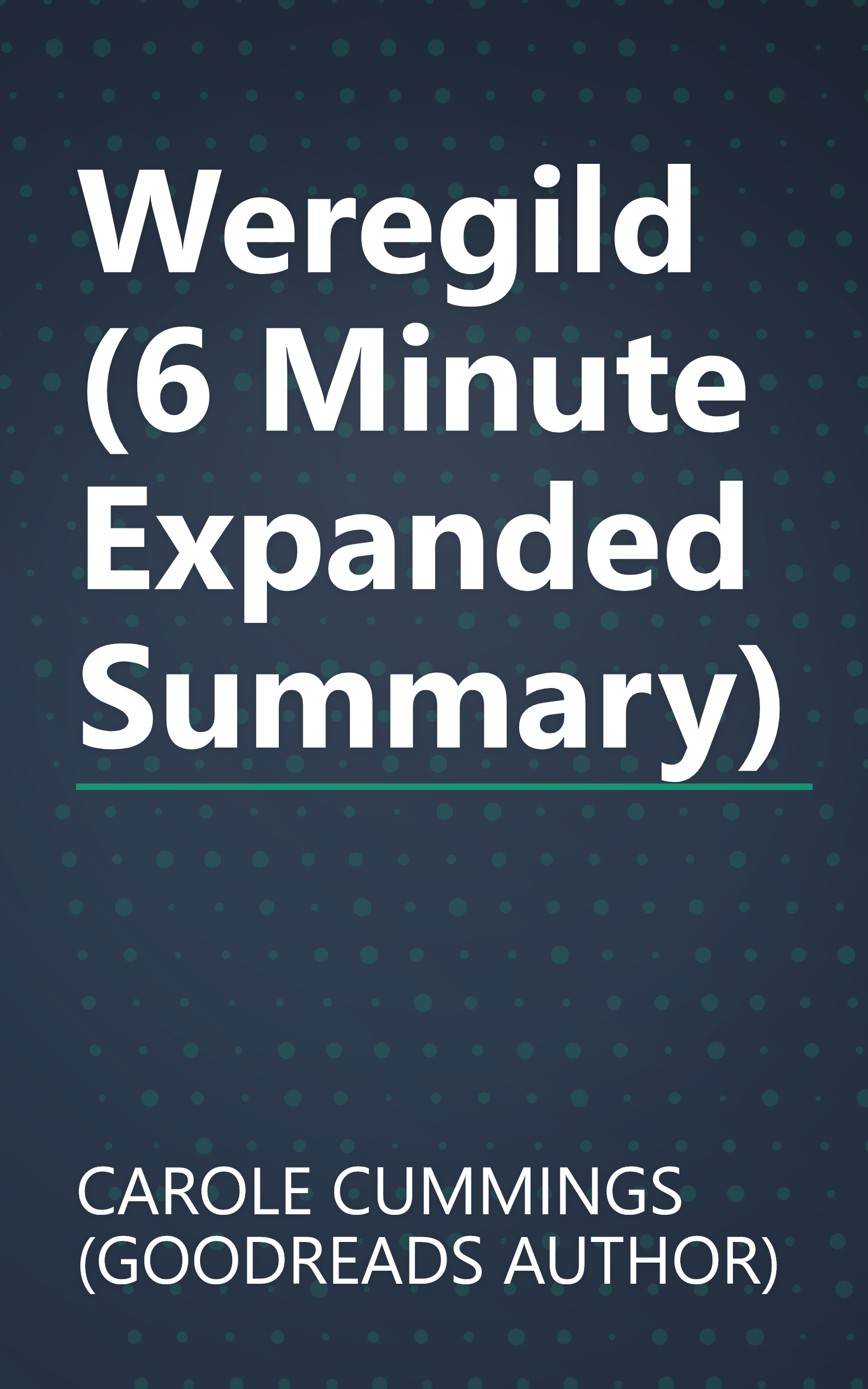 Weregild (6 Minute   Expanded Summary) book cover