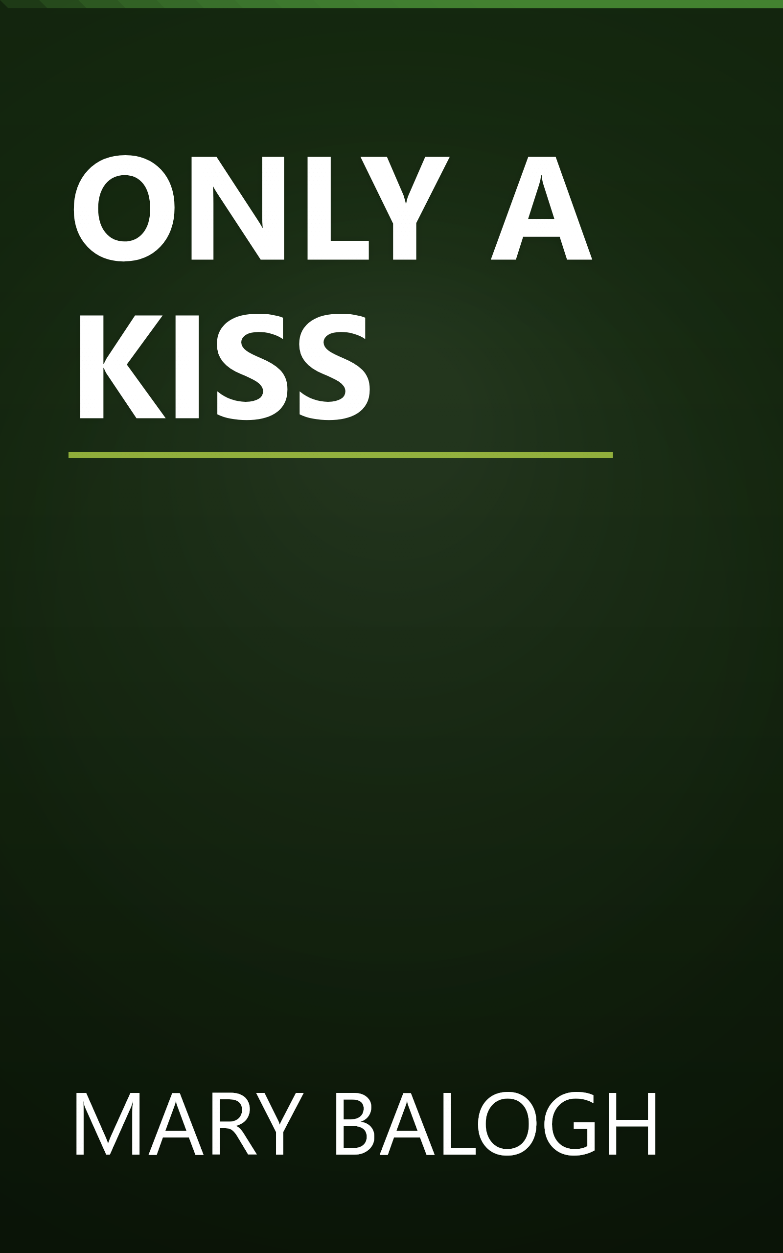 ONLY A KISS book cover