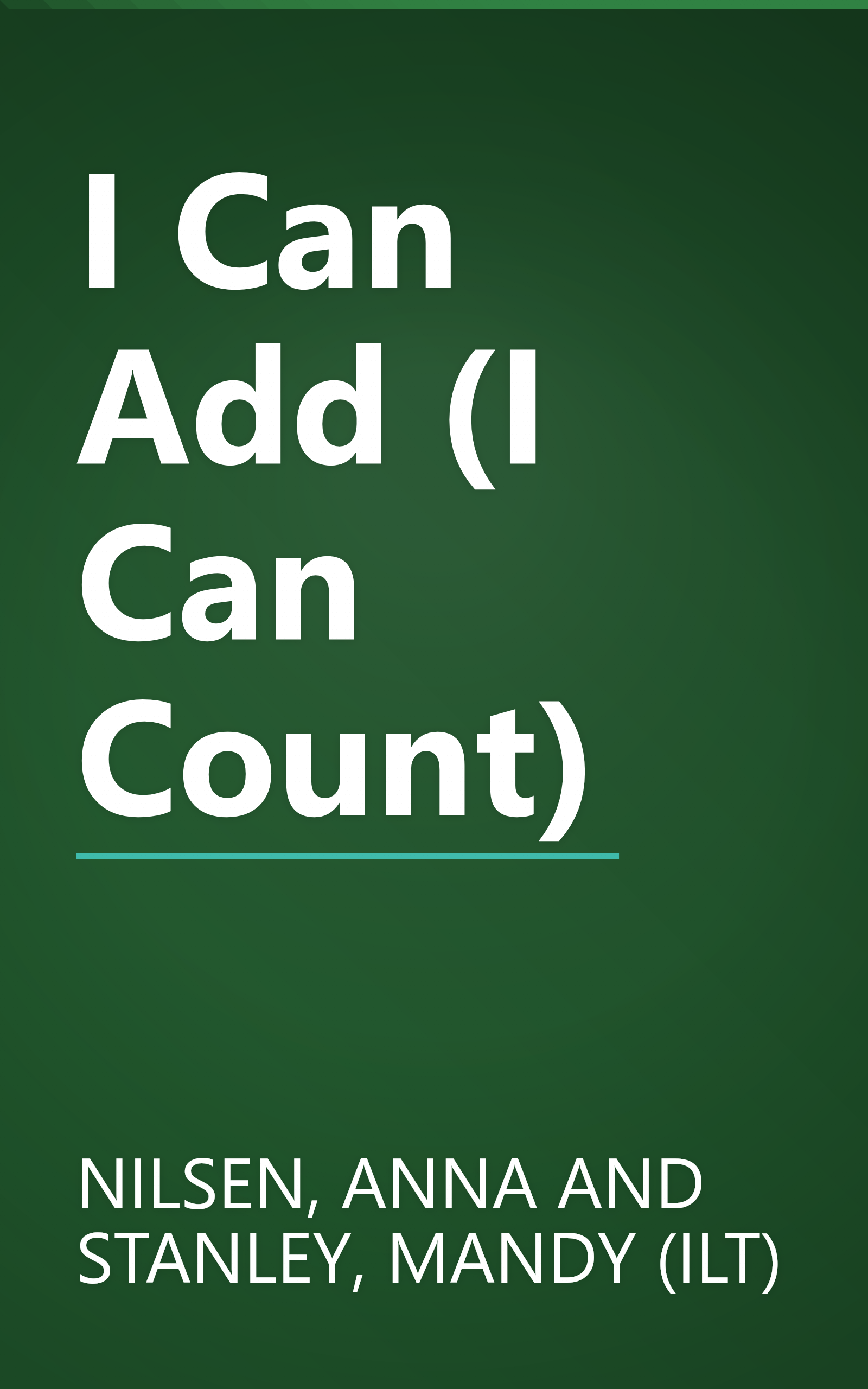 I Can Add (I Can Count) book cover