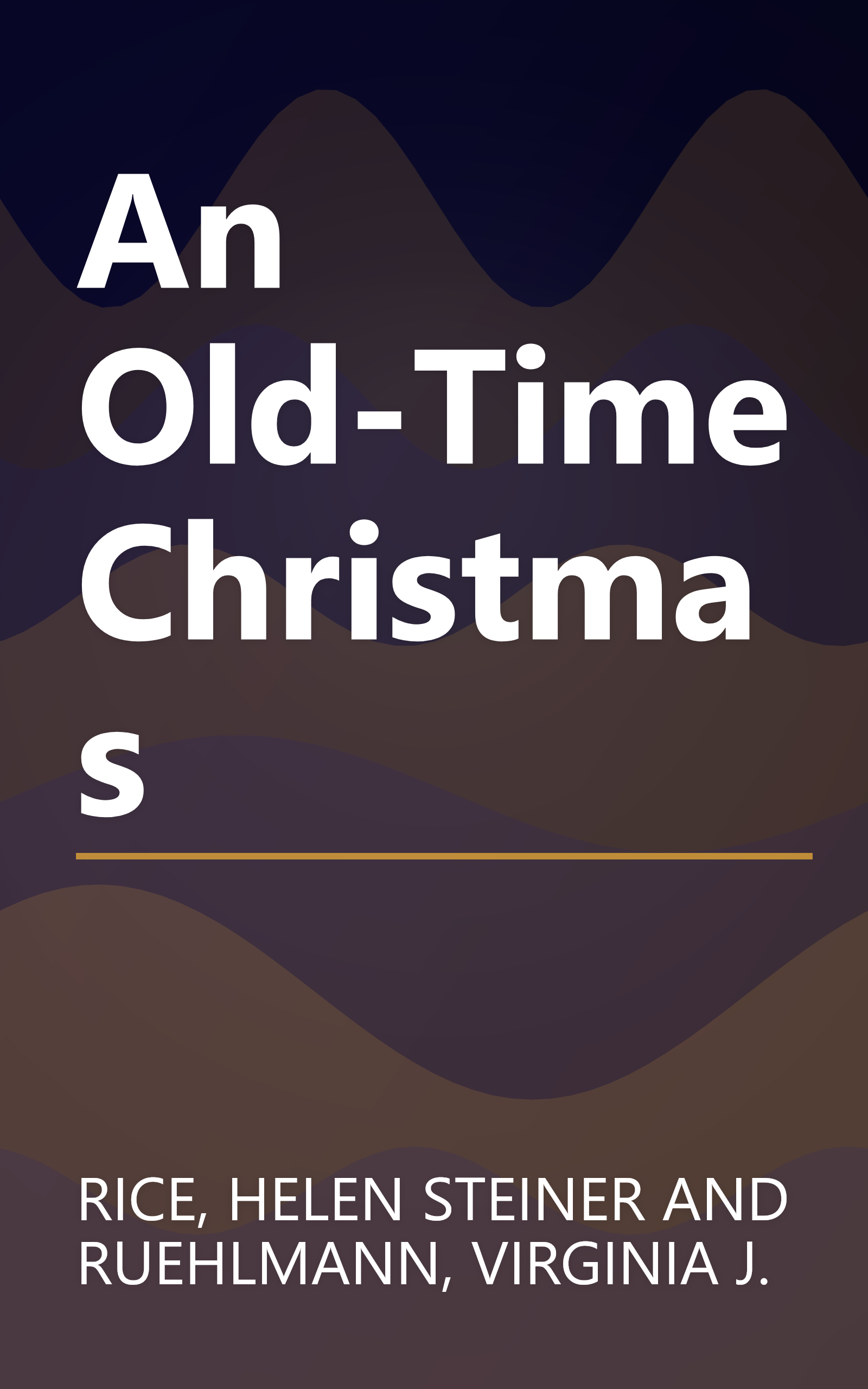 An Old-Time Christmas book cover