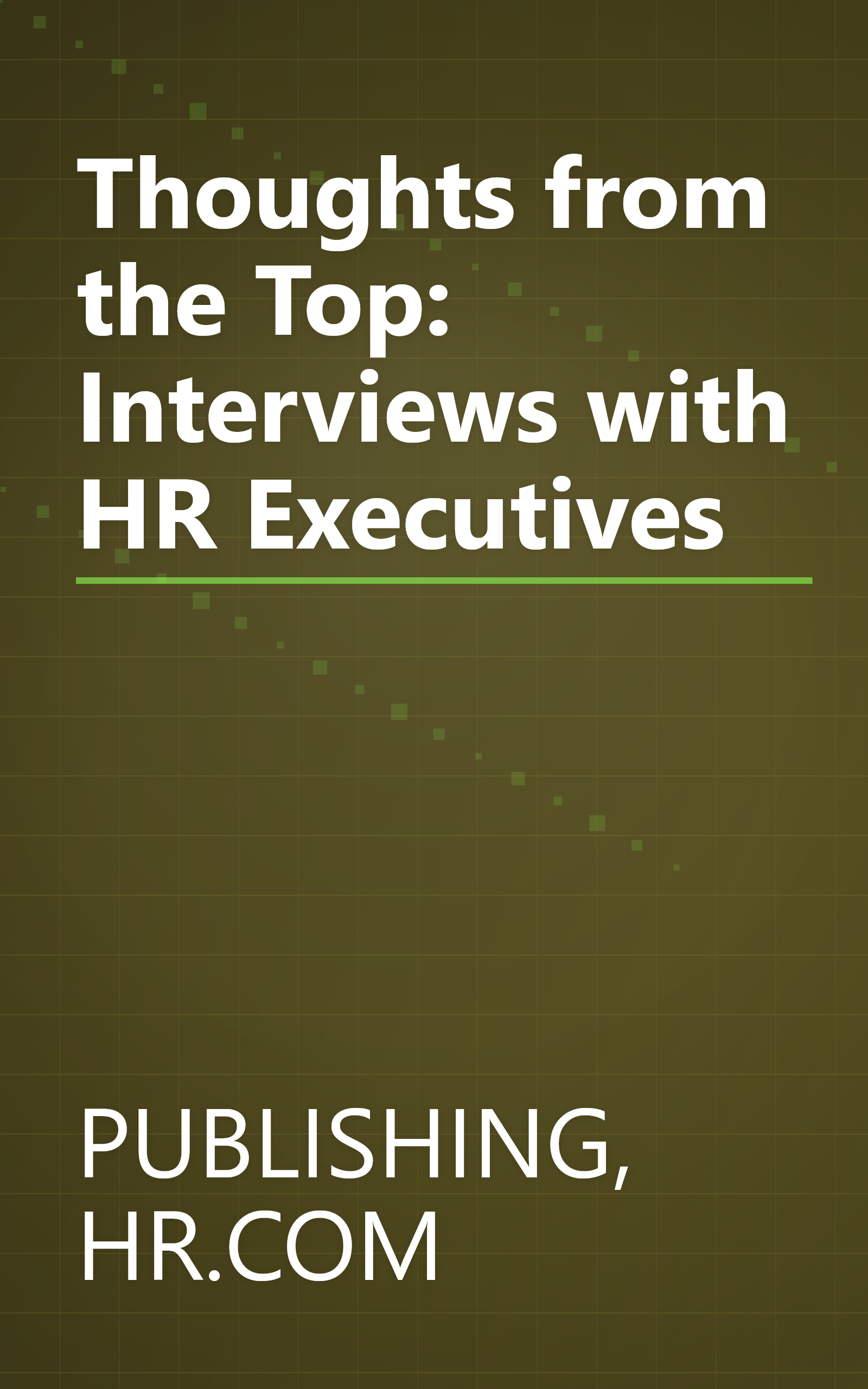 Thoughts from the Top: Interviews with HR Executives book cover