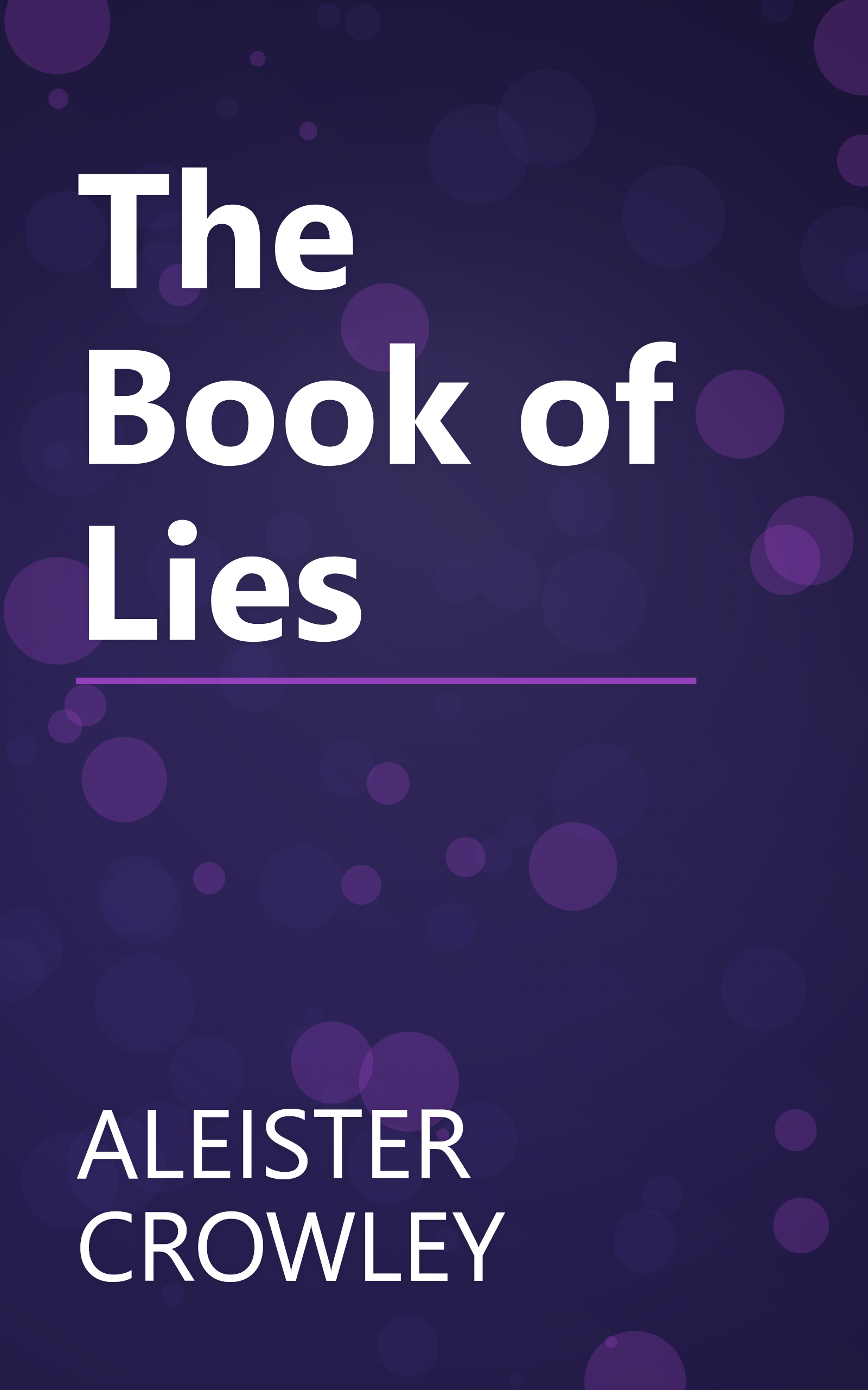 The Book of Lies book cover