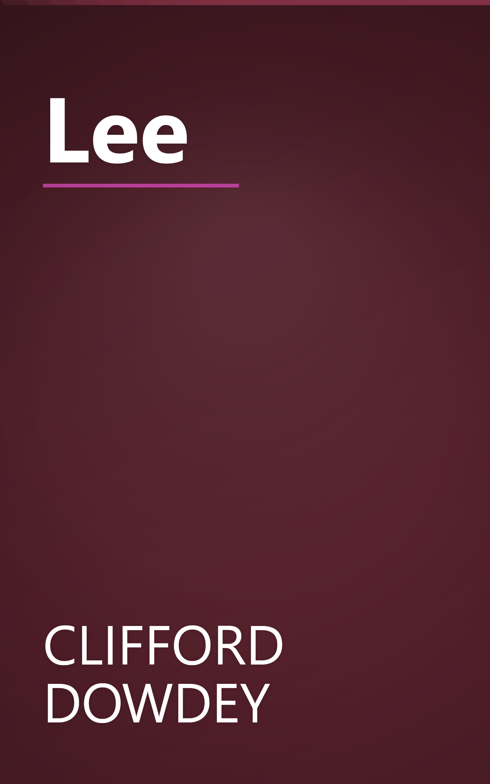 Lee book cover