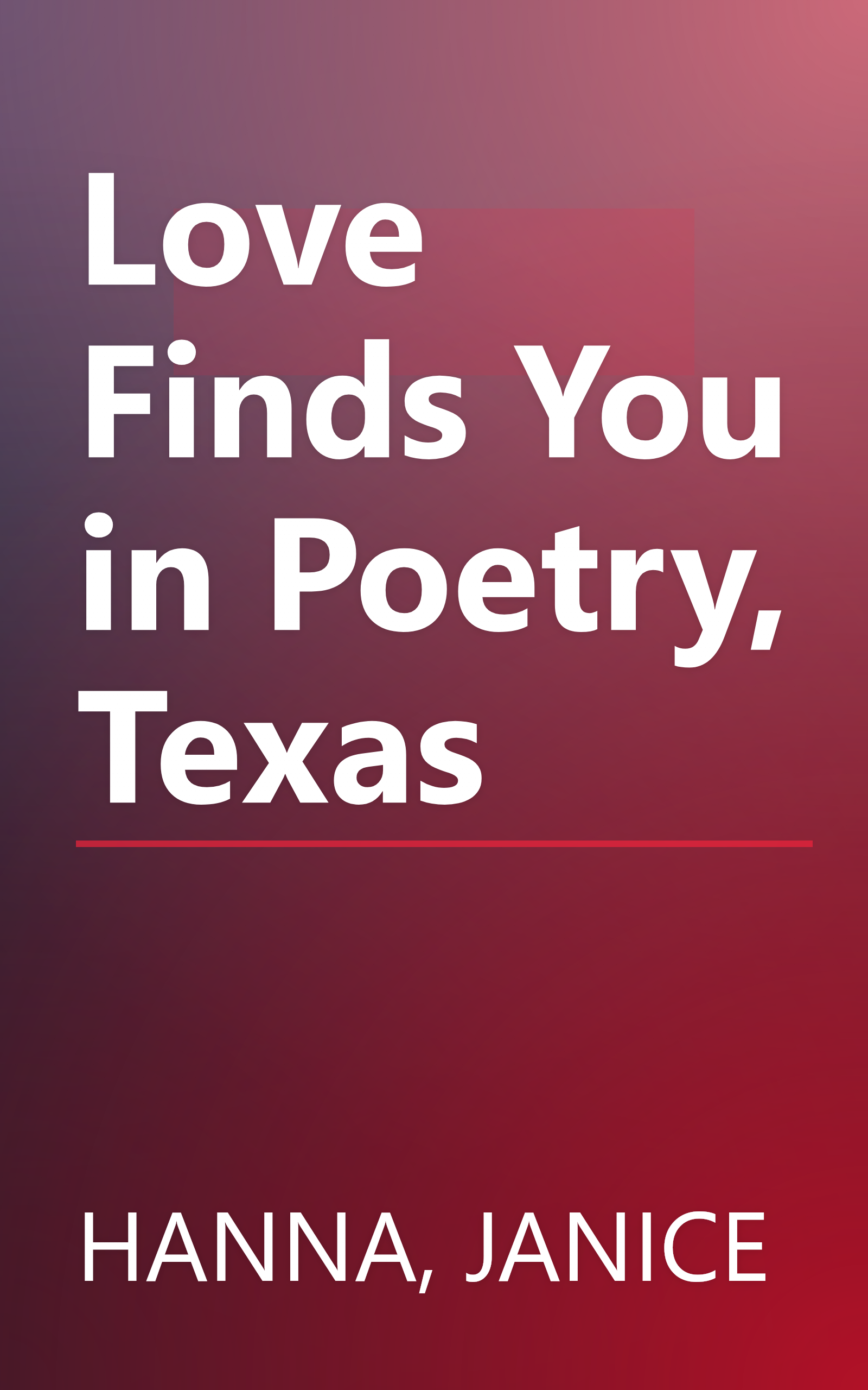 Love Finds You in Poetry, Texas book cover