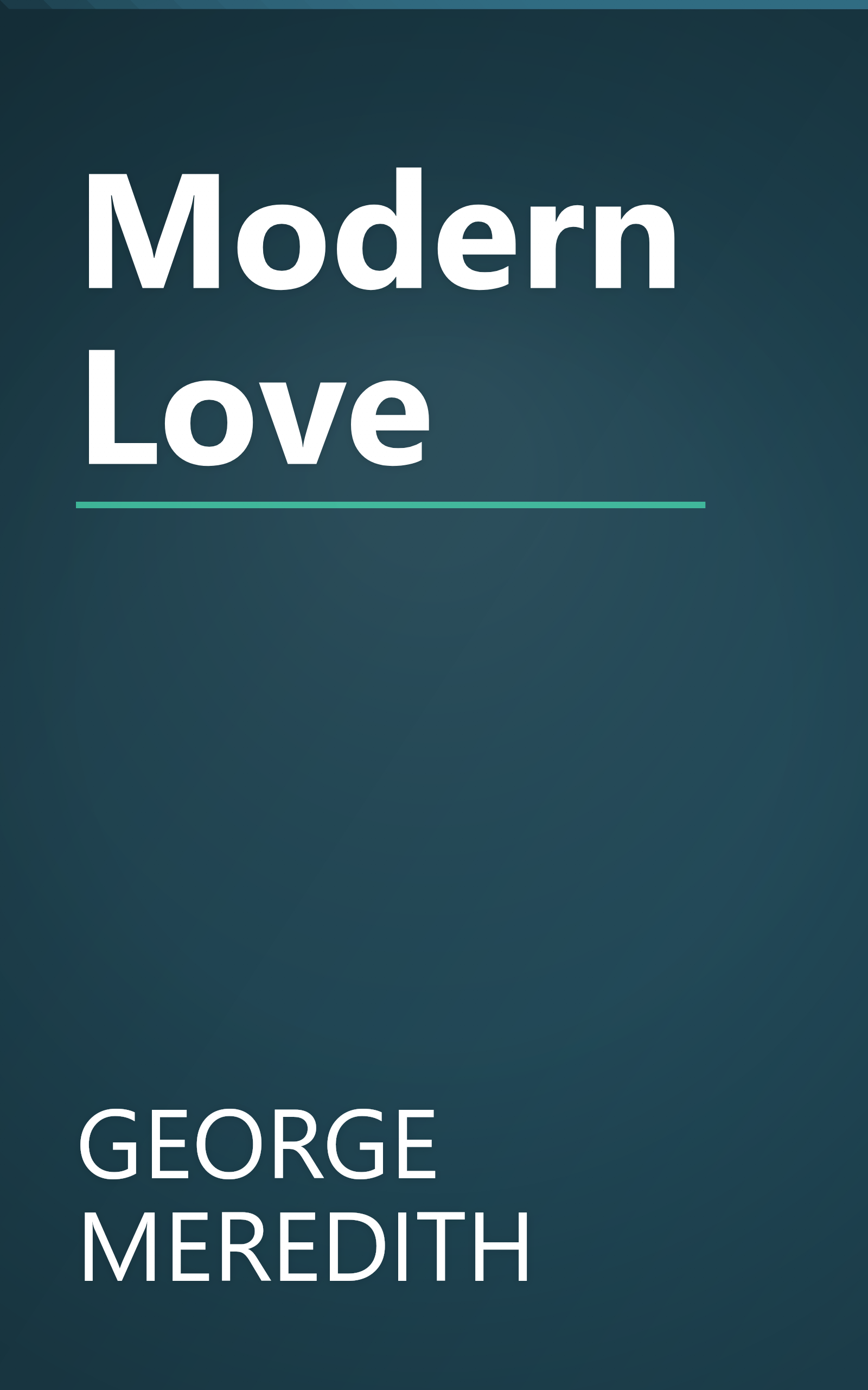 Modern Love book cover