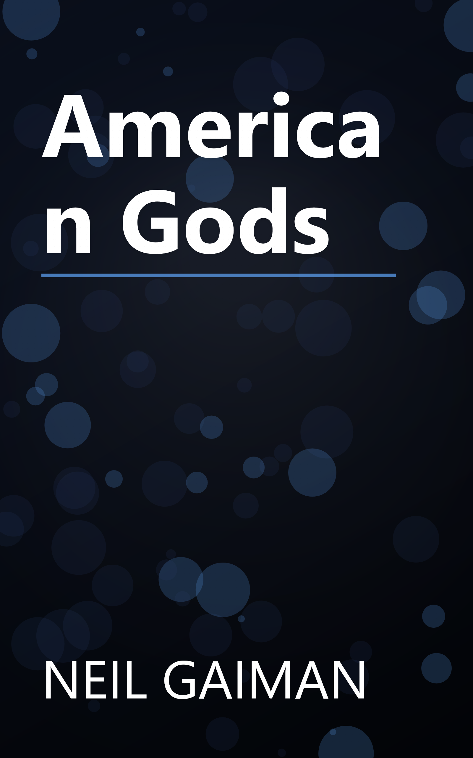 American Gods book cover