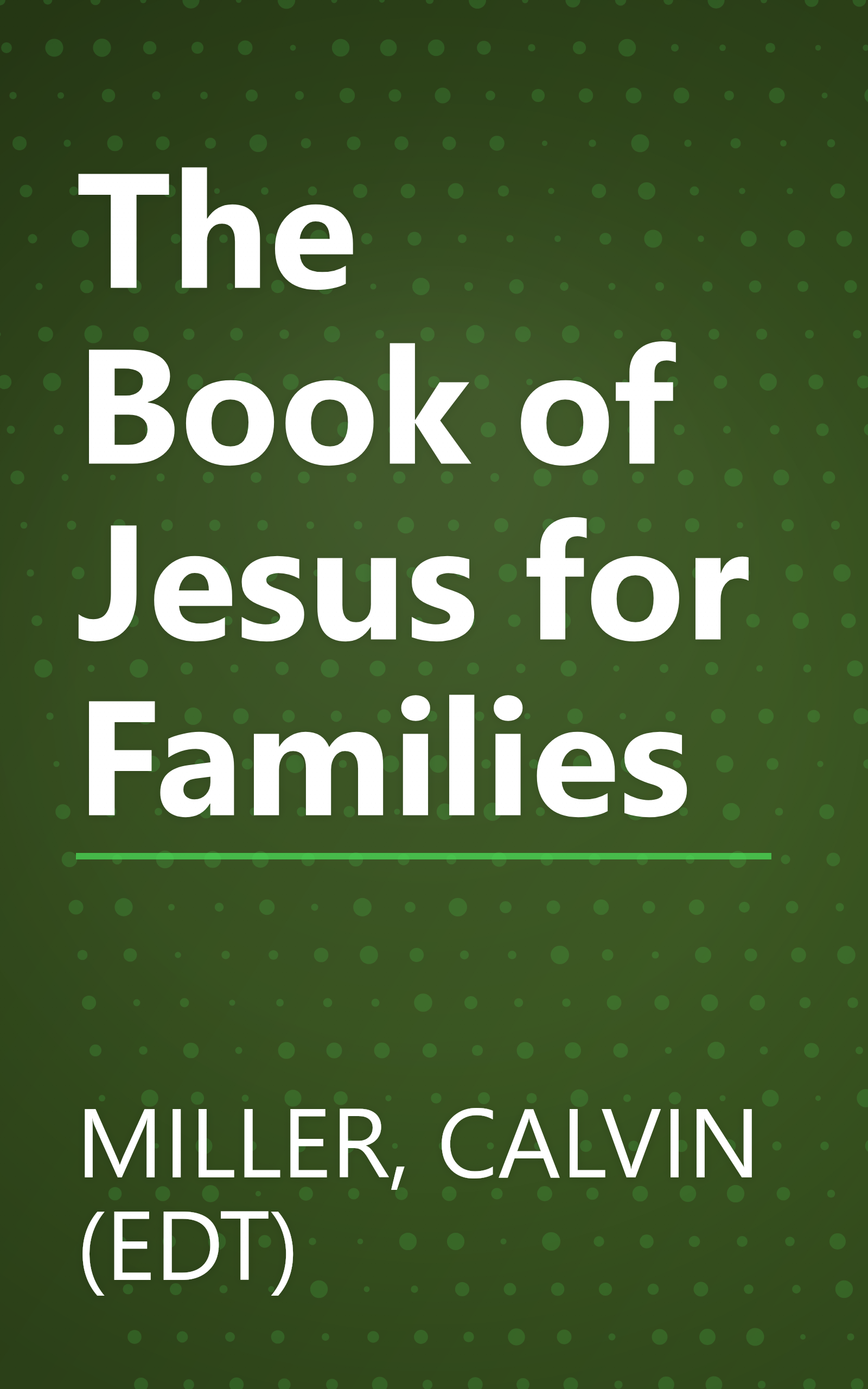 The Book of Jesus for Families book cover