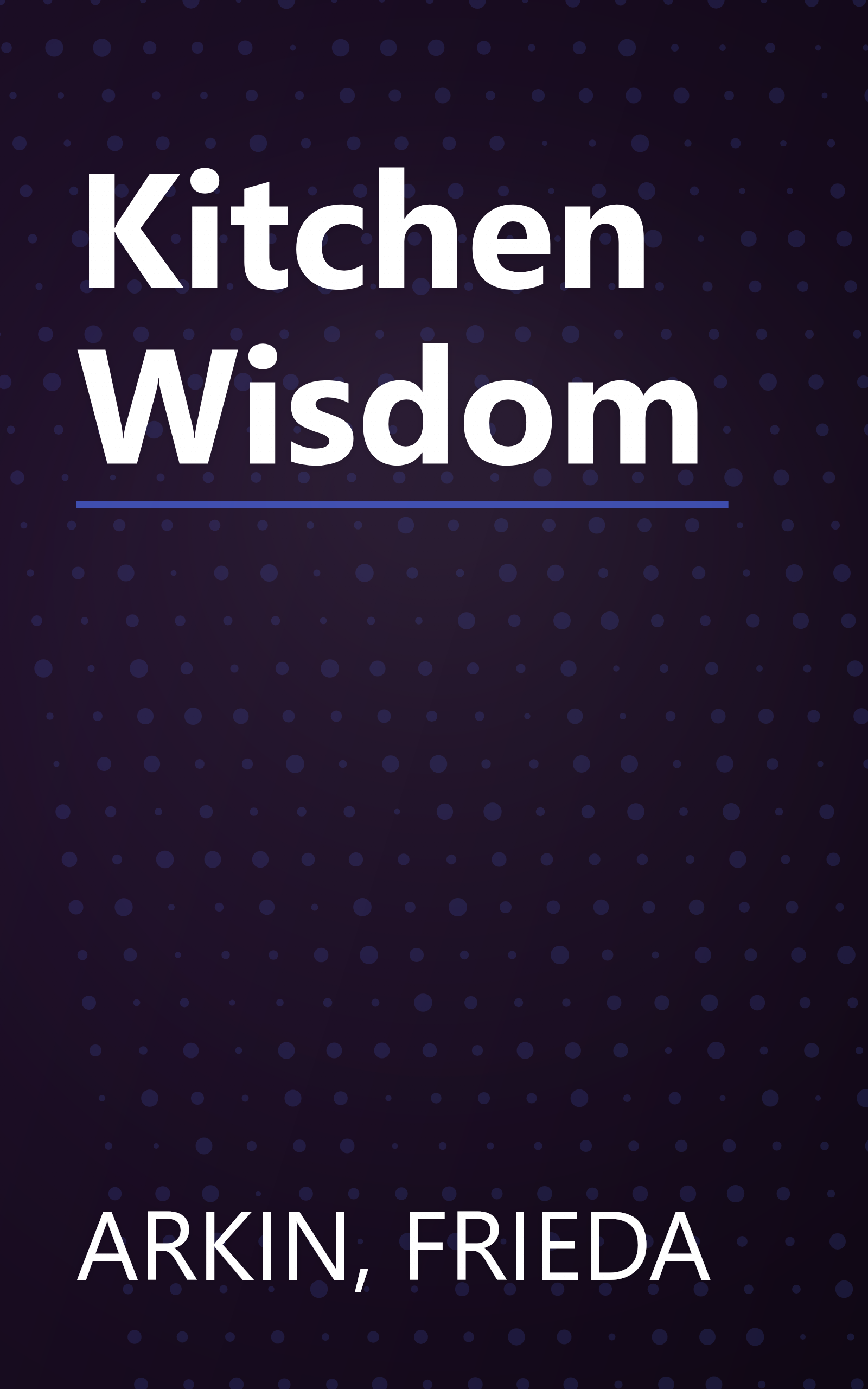 Kitchen Wisdom book cover
