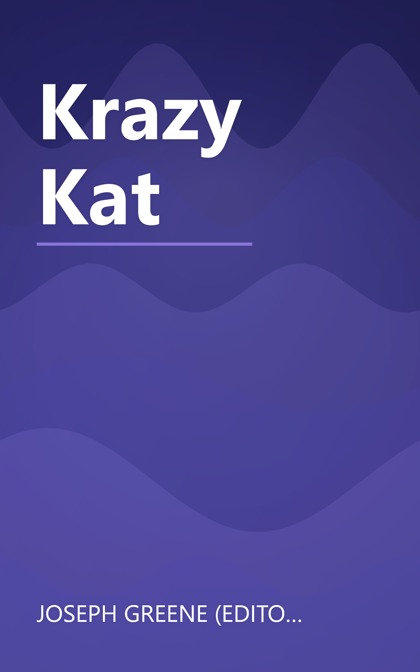 Krazy Kat book cover
