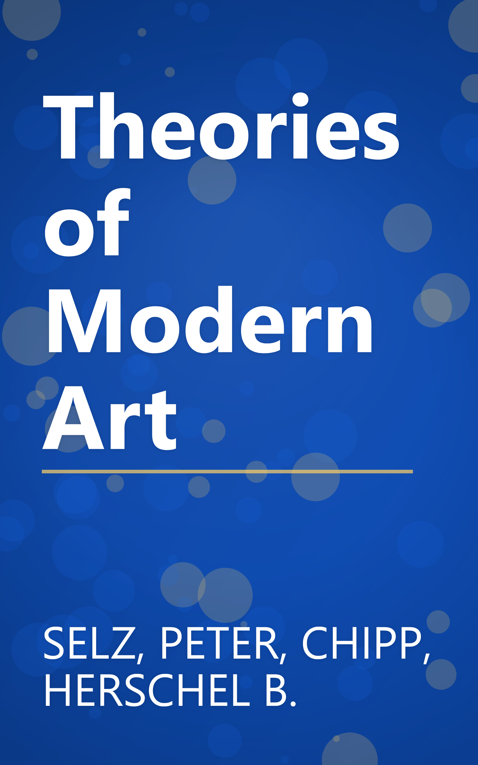 Theories of Modern Art book cover