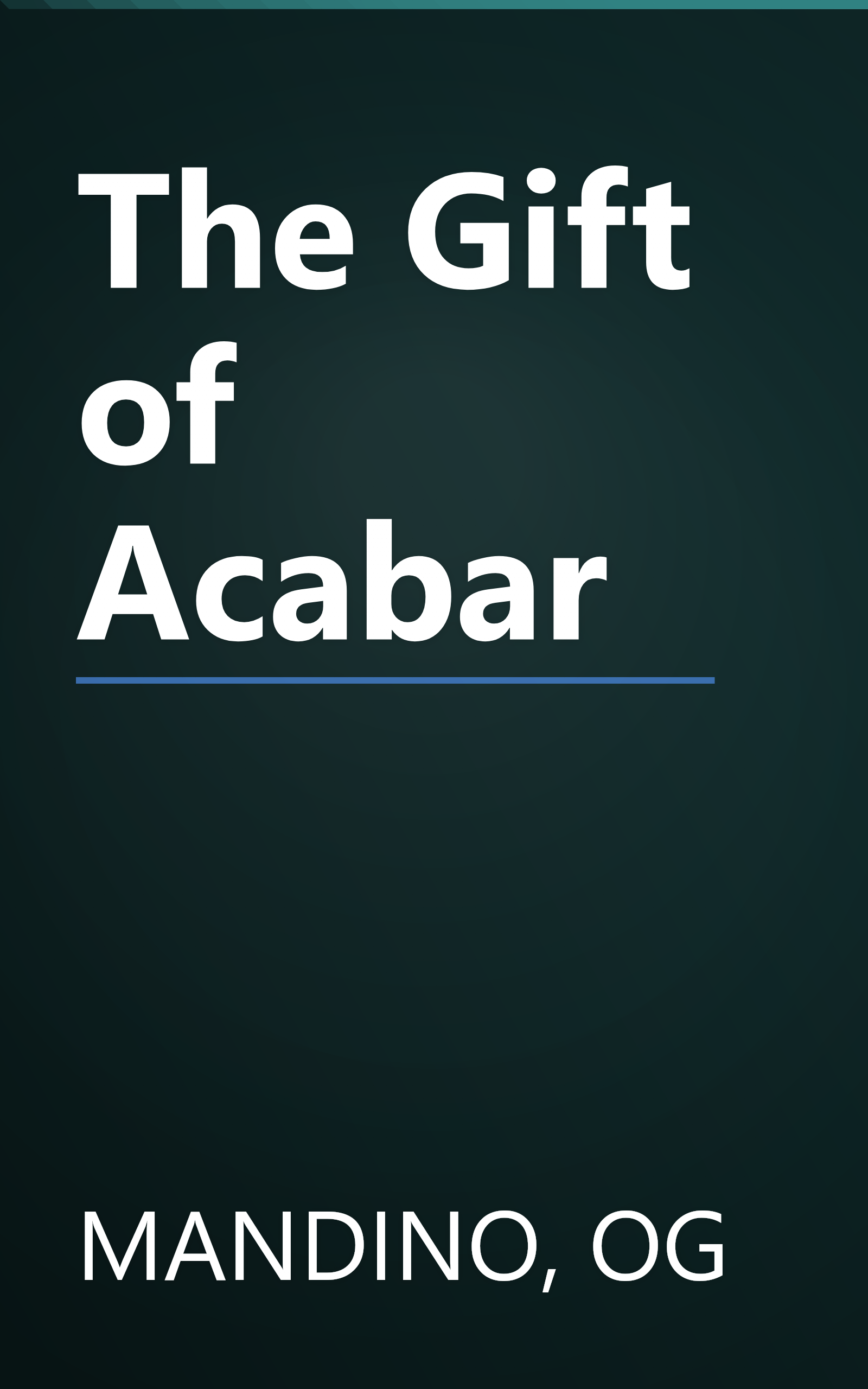 The Gift of Acabar book cover