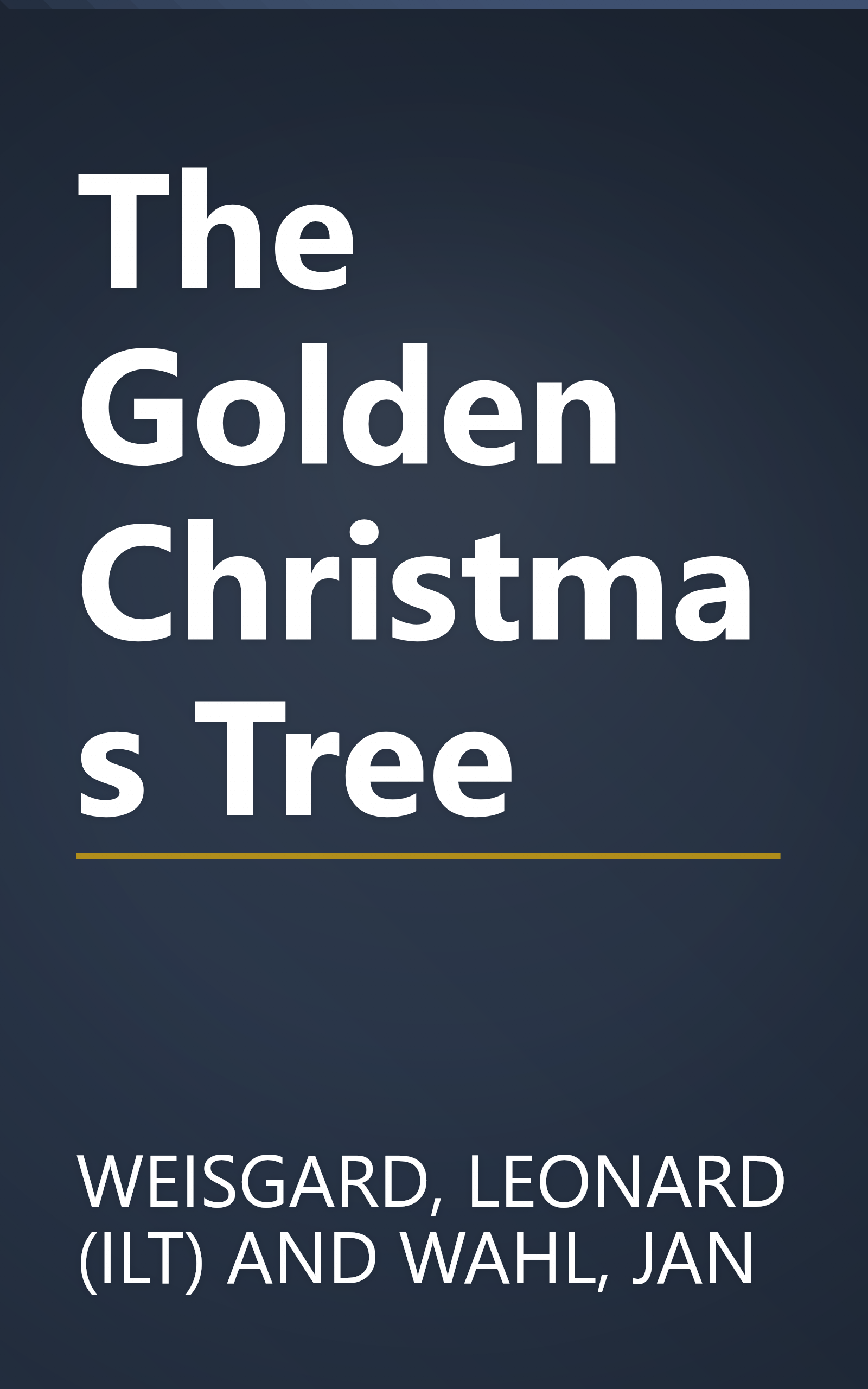 The Golden Christmas Tree book cover