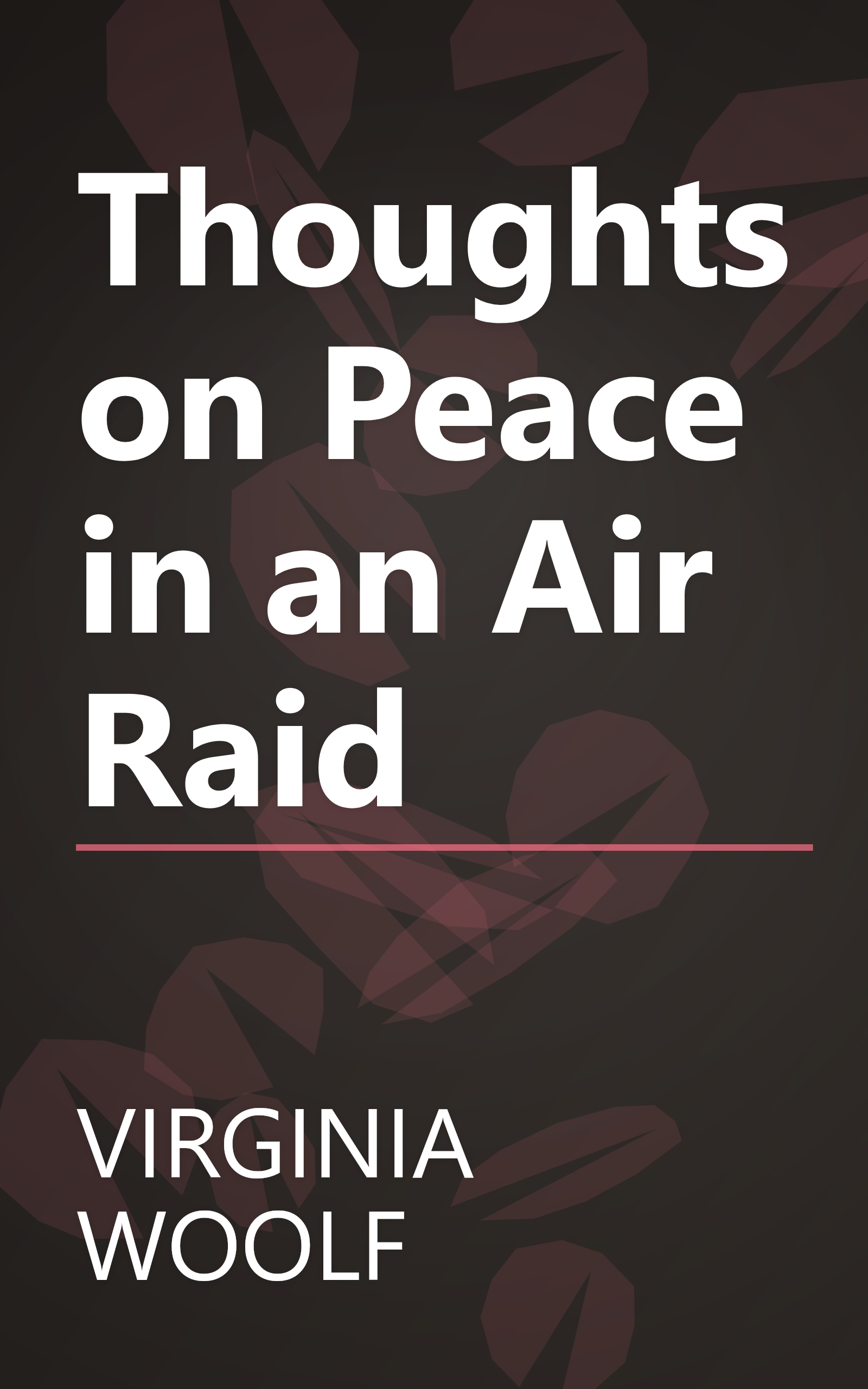 Thoughts on Peace in an Air Raid book cover