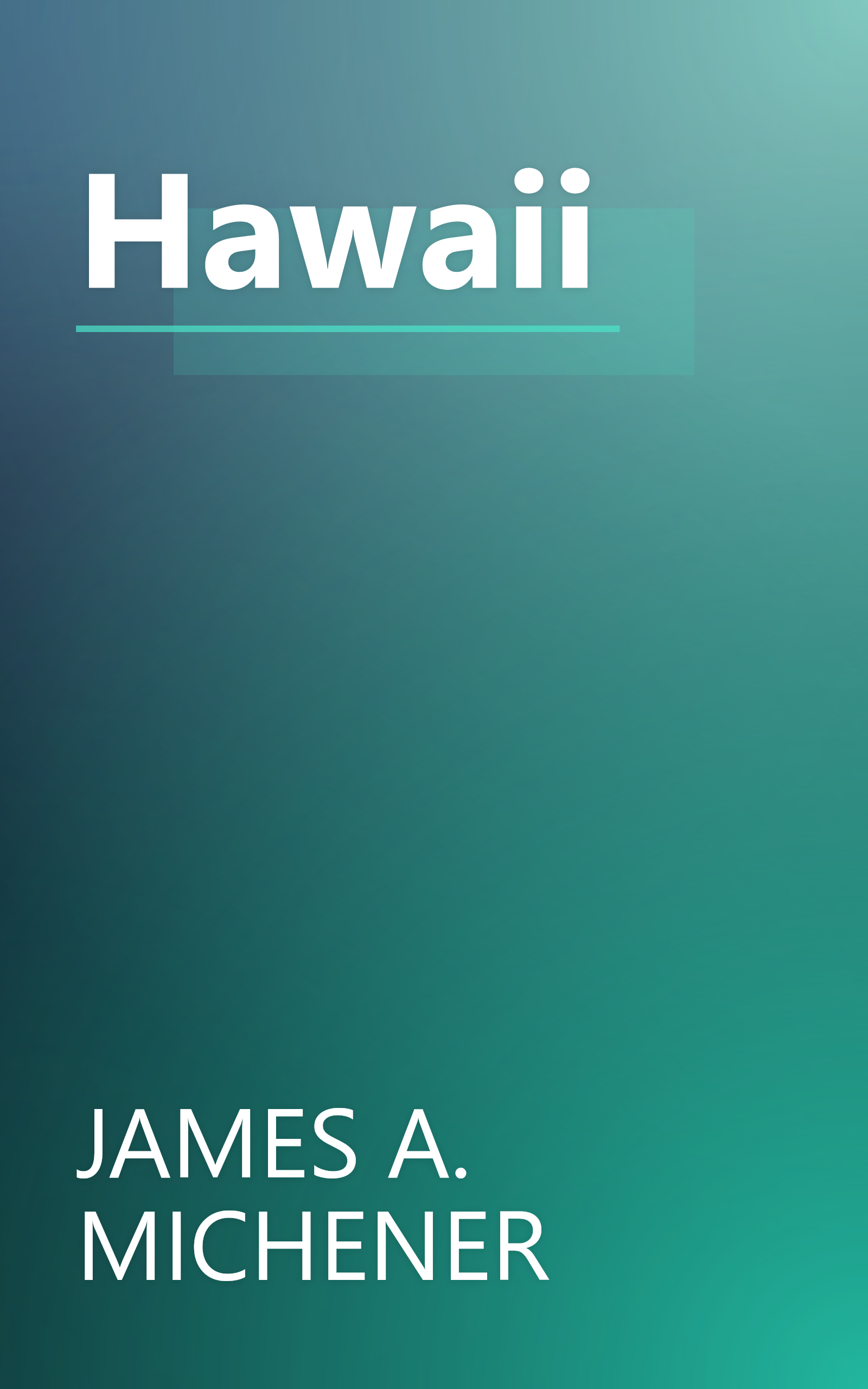 Hawaii book cover