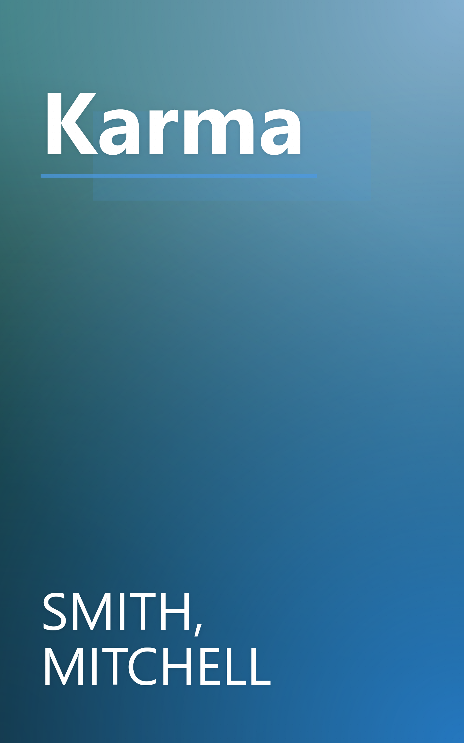 Karma book cover