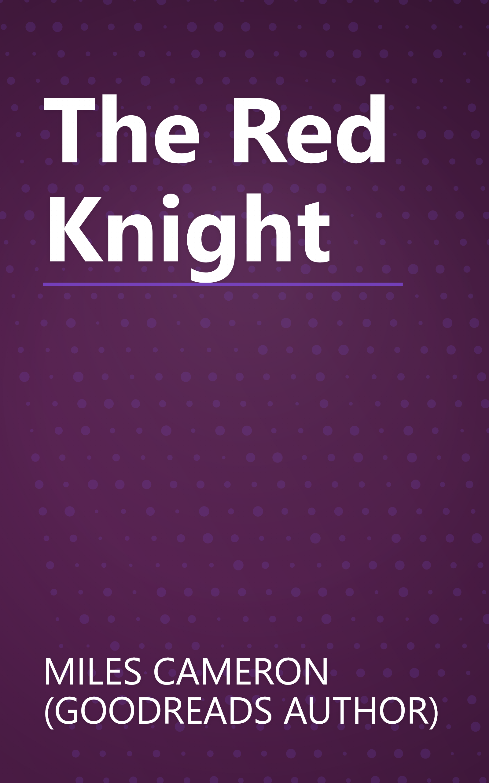 The Red Knight book cover
