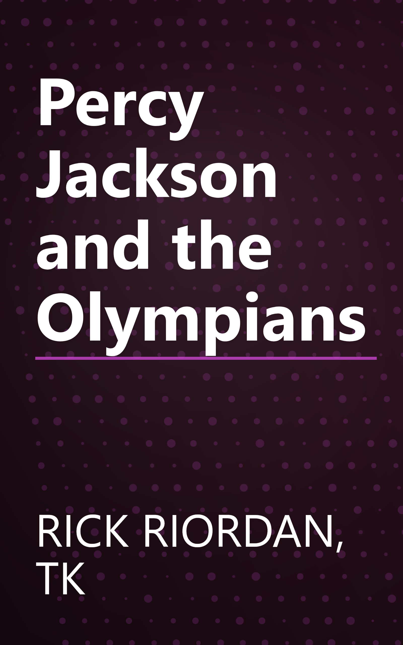 Percy Jackson and the Olympians book cover