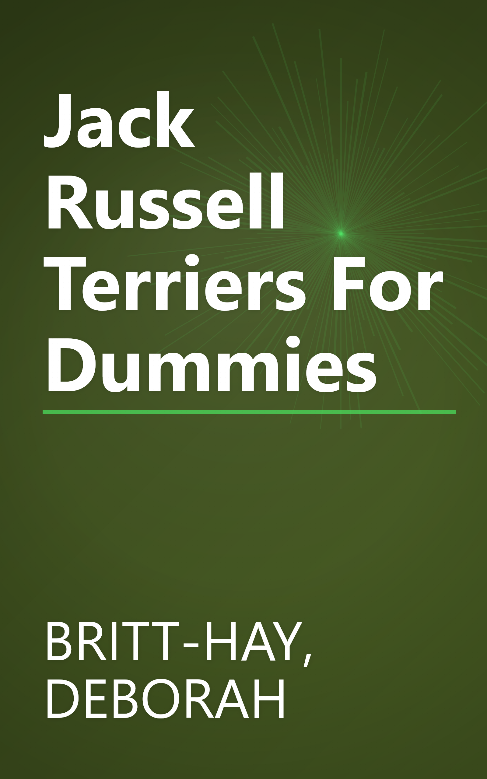 Jack Russell Terriers For Dummies book cover