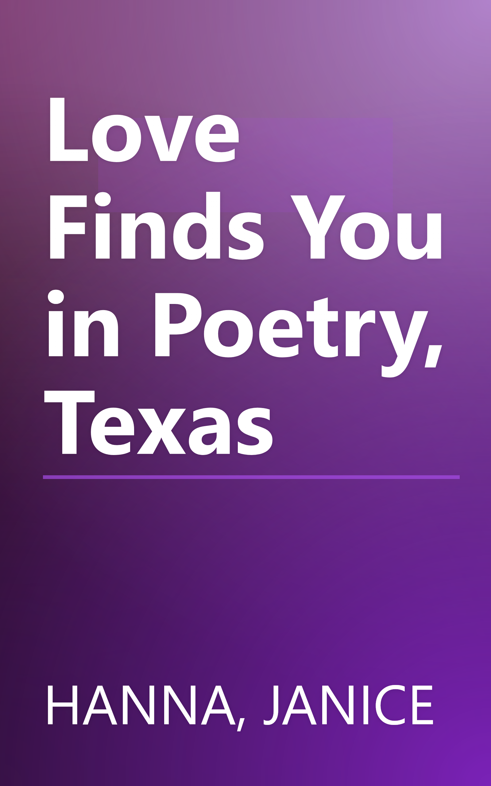 Love Finds You in Poetry, Texas book cover