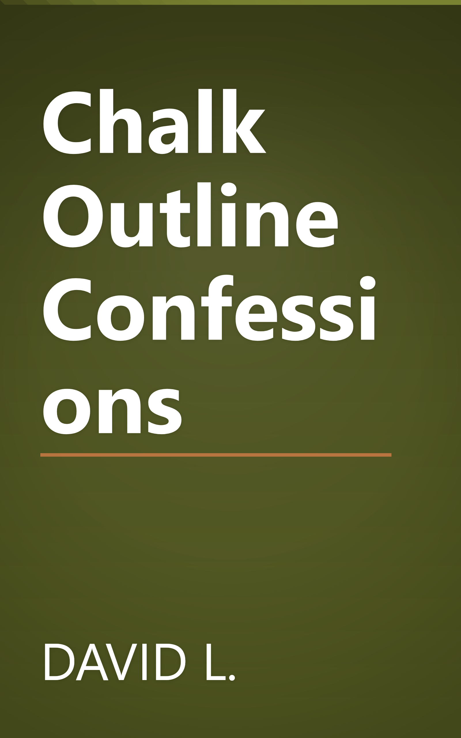 Chalk Outline Confessions book cover