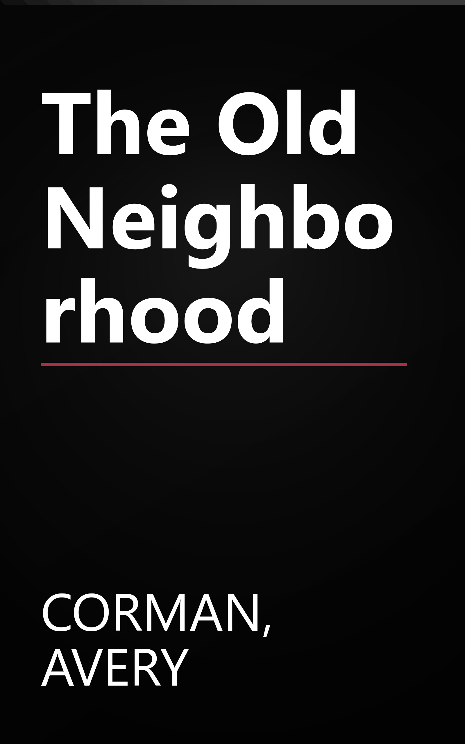 The Old Neighborhood book cover