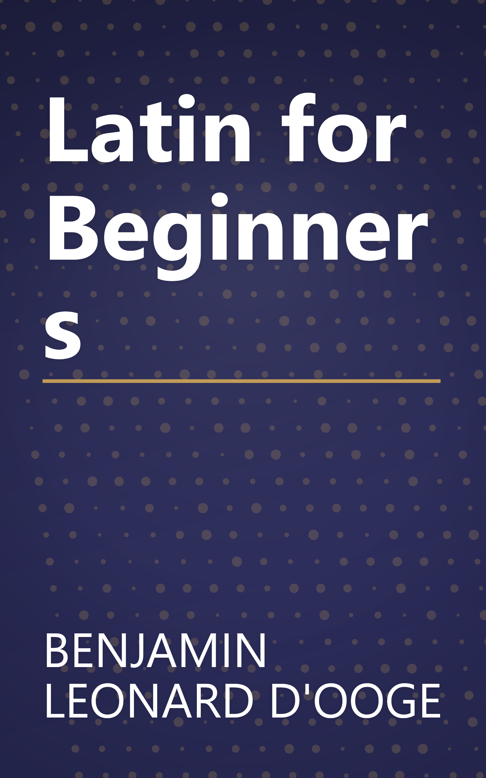 Latin for Beginners book cover