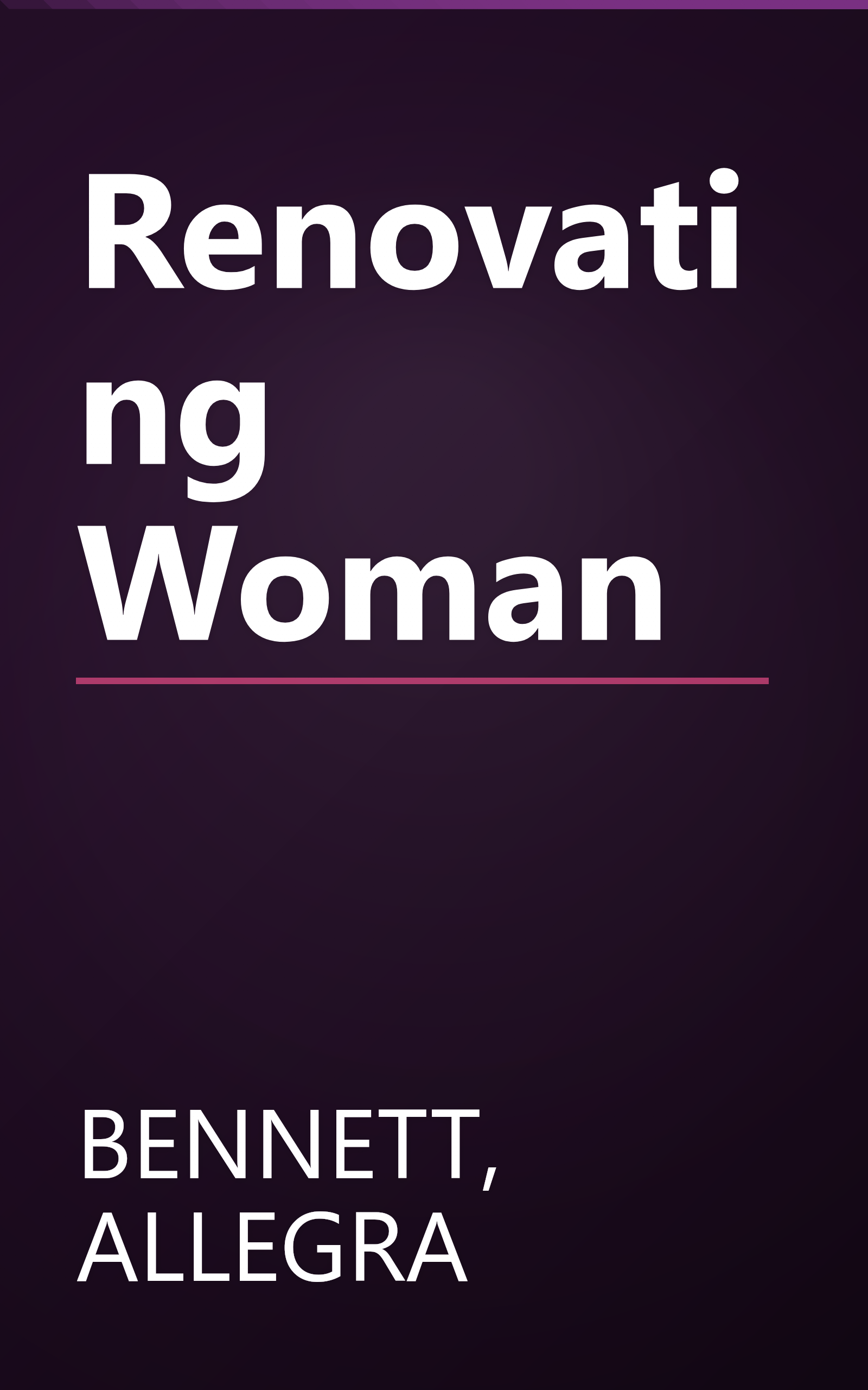 Renovating Woman book cover