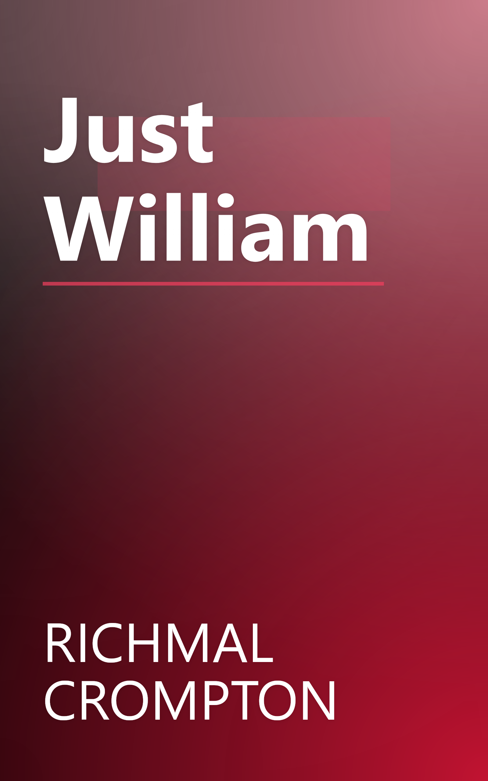 Just William book cover