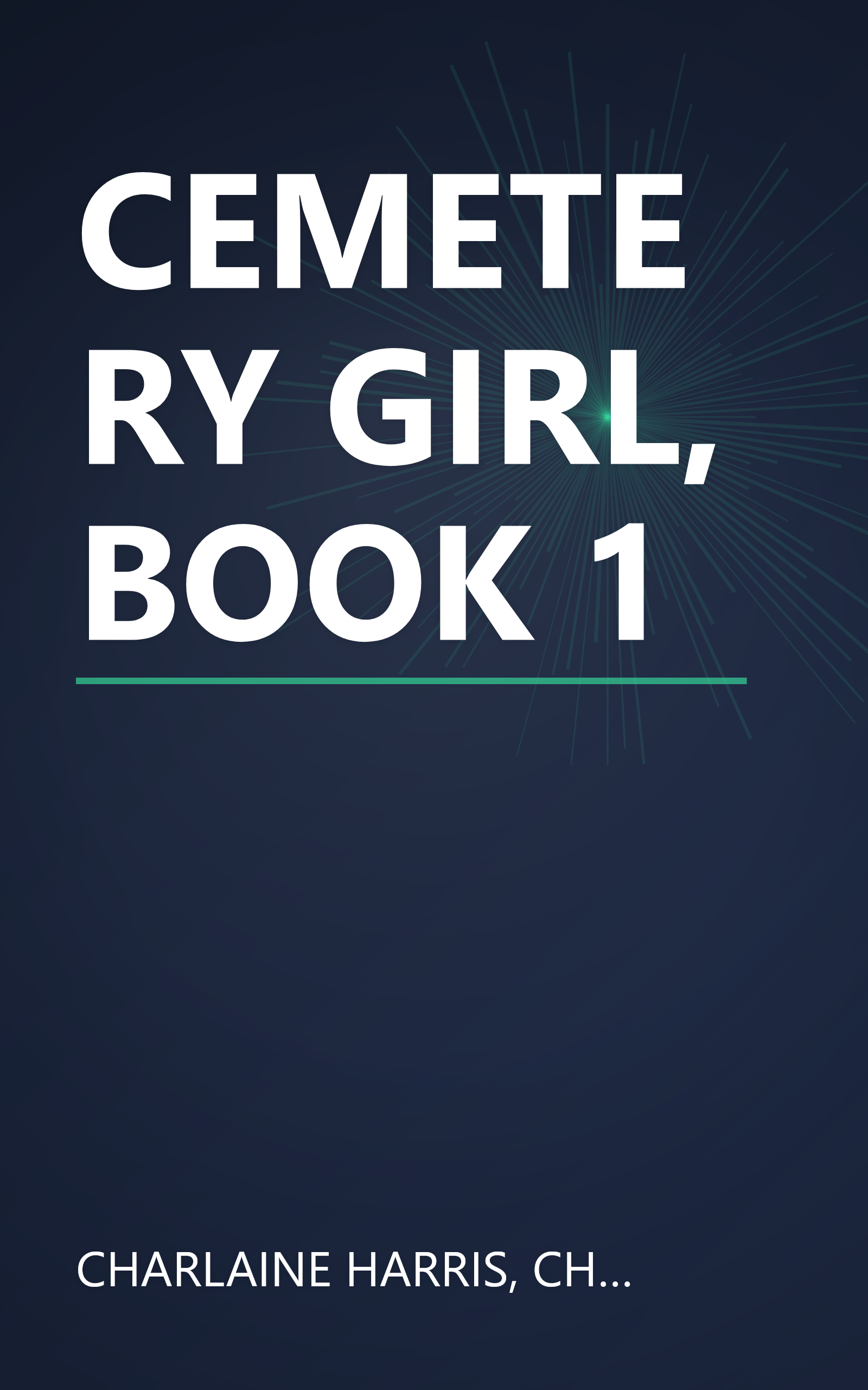CEMETERY GIRL, BOOK 1 book cover