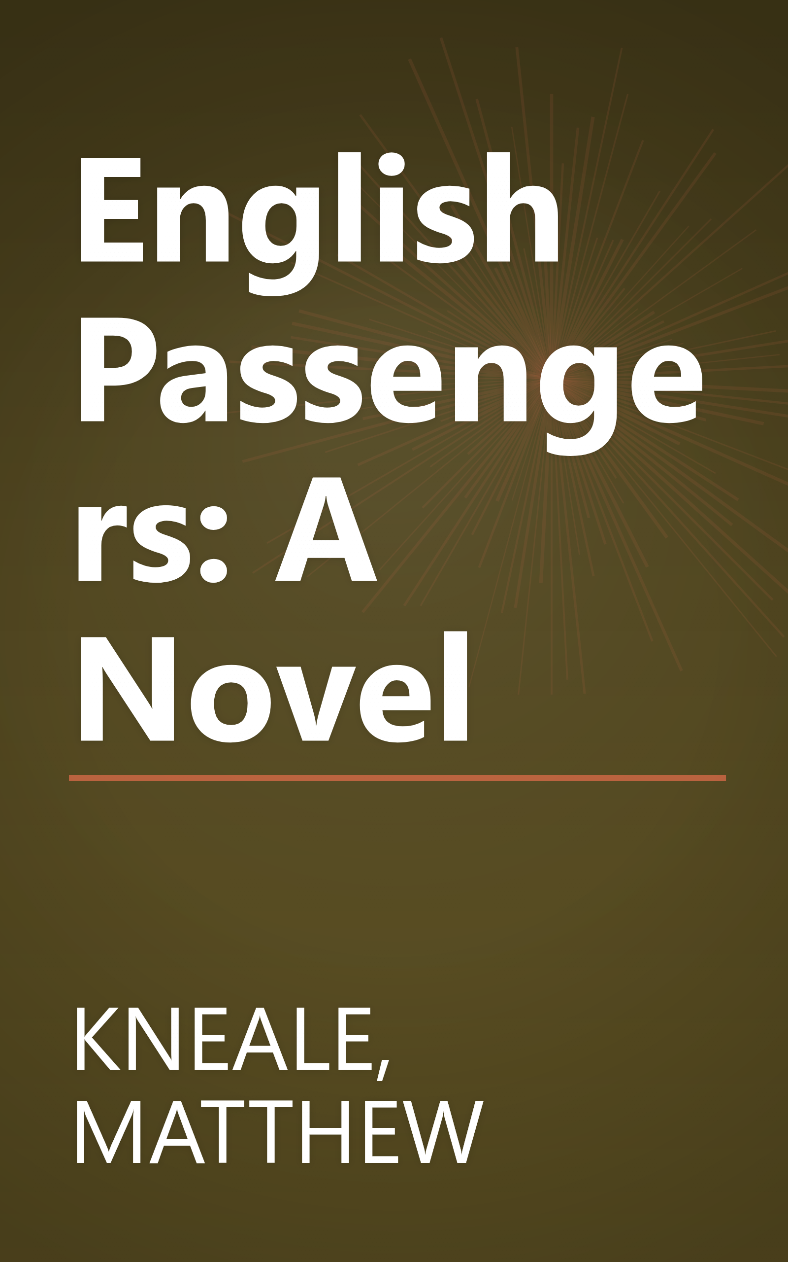 English Passengers: A Novel book cover