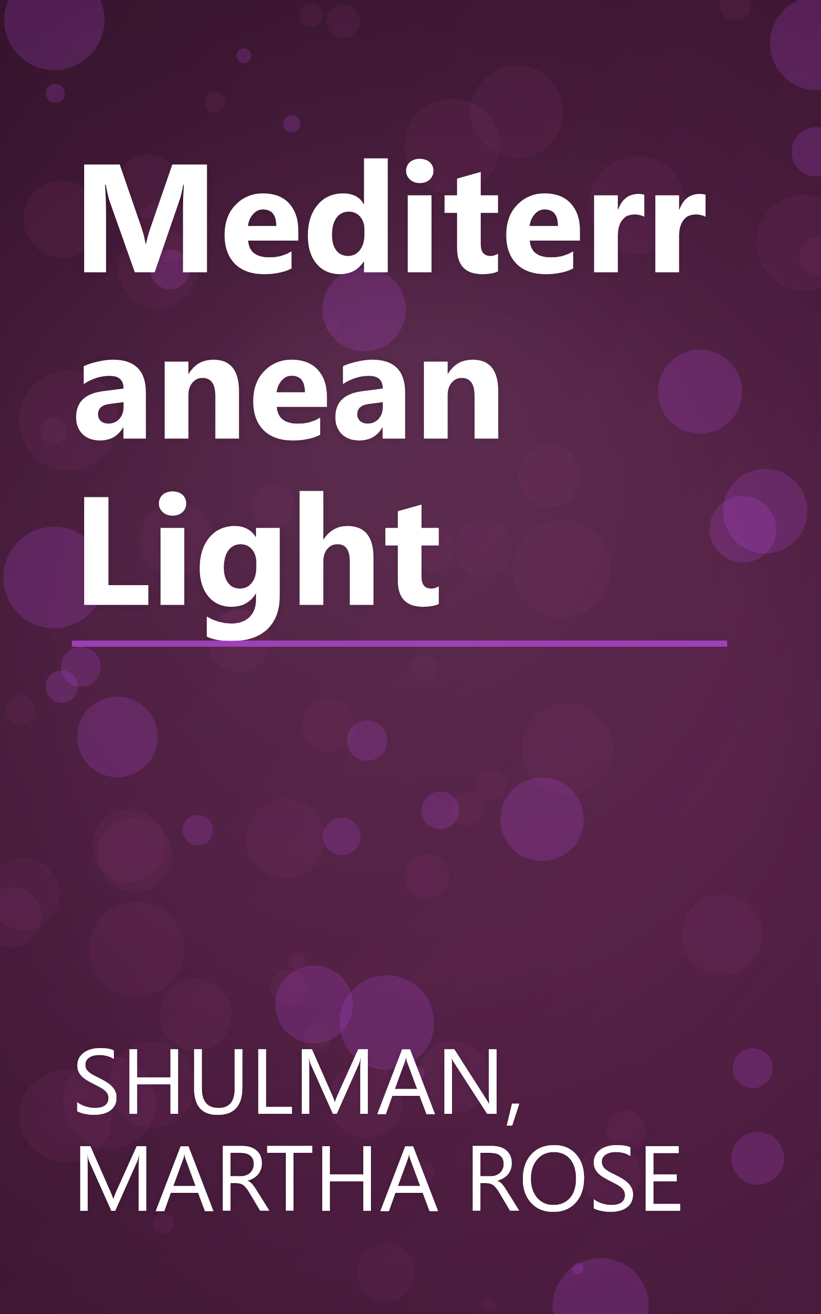 Mediterranean Light book cover