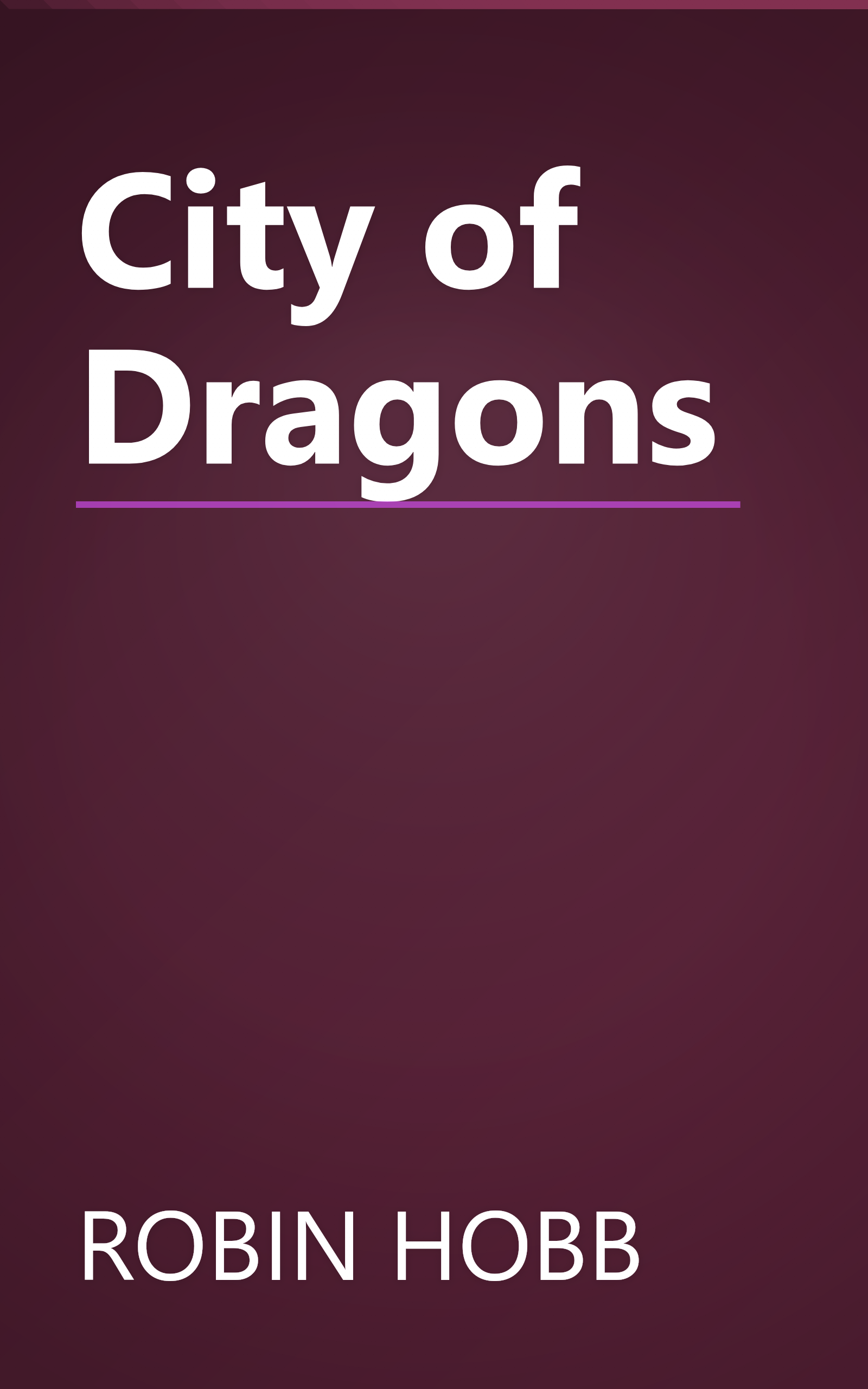 City of Dragons book cover