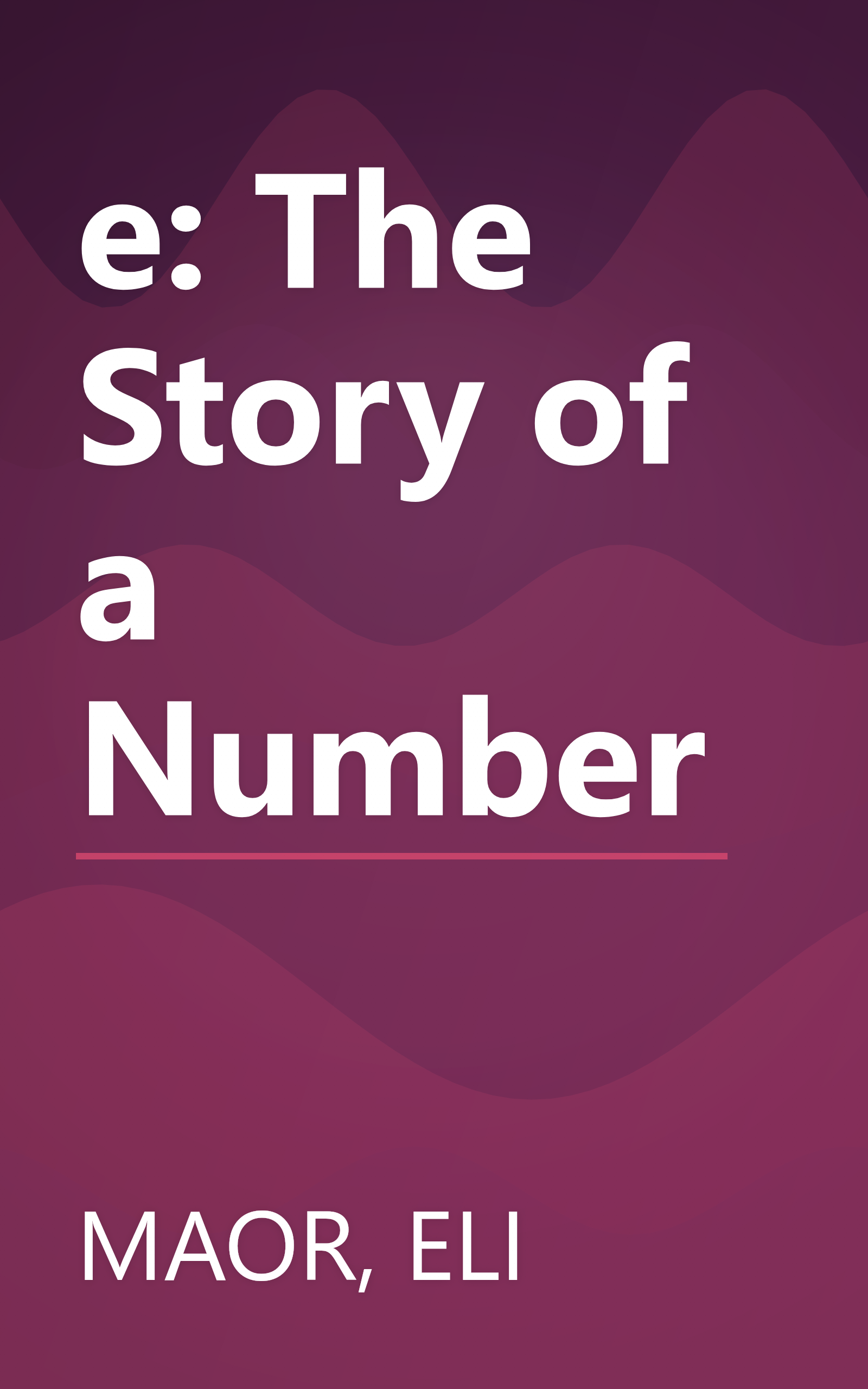 e: The Story of a Number book cover