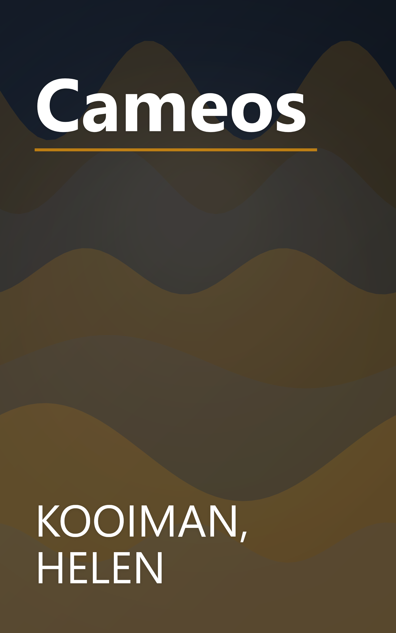 Cameos book cover