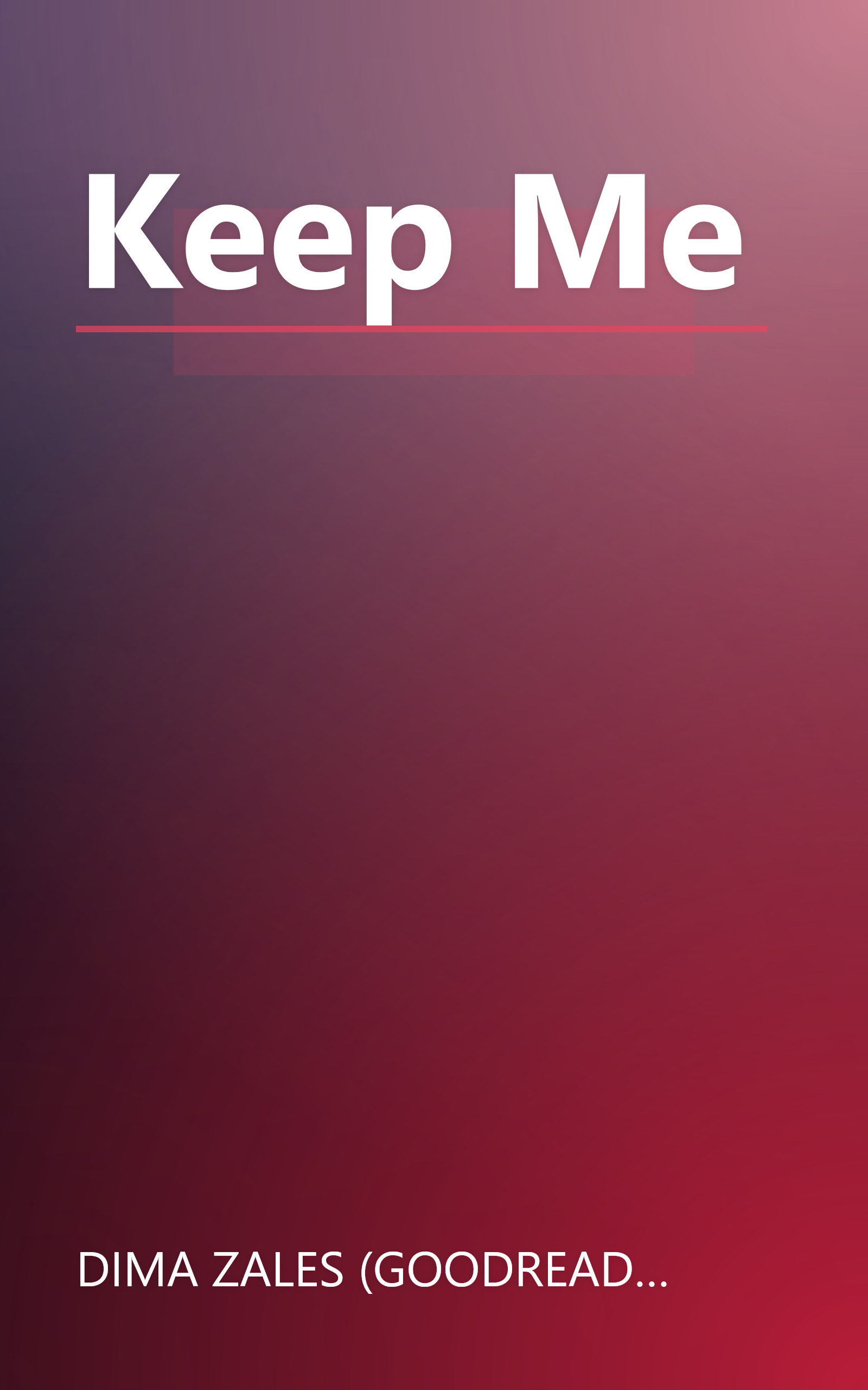 Keep Me book cover