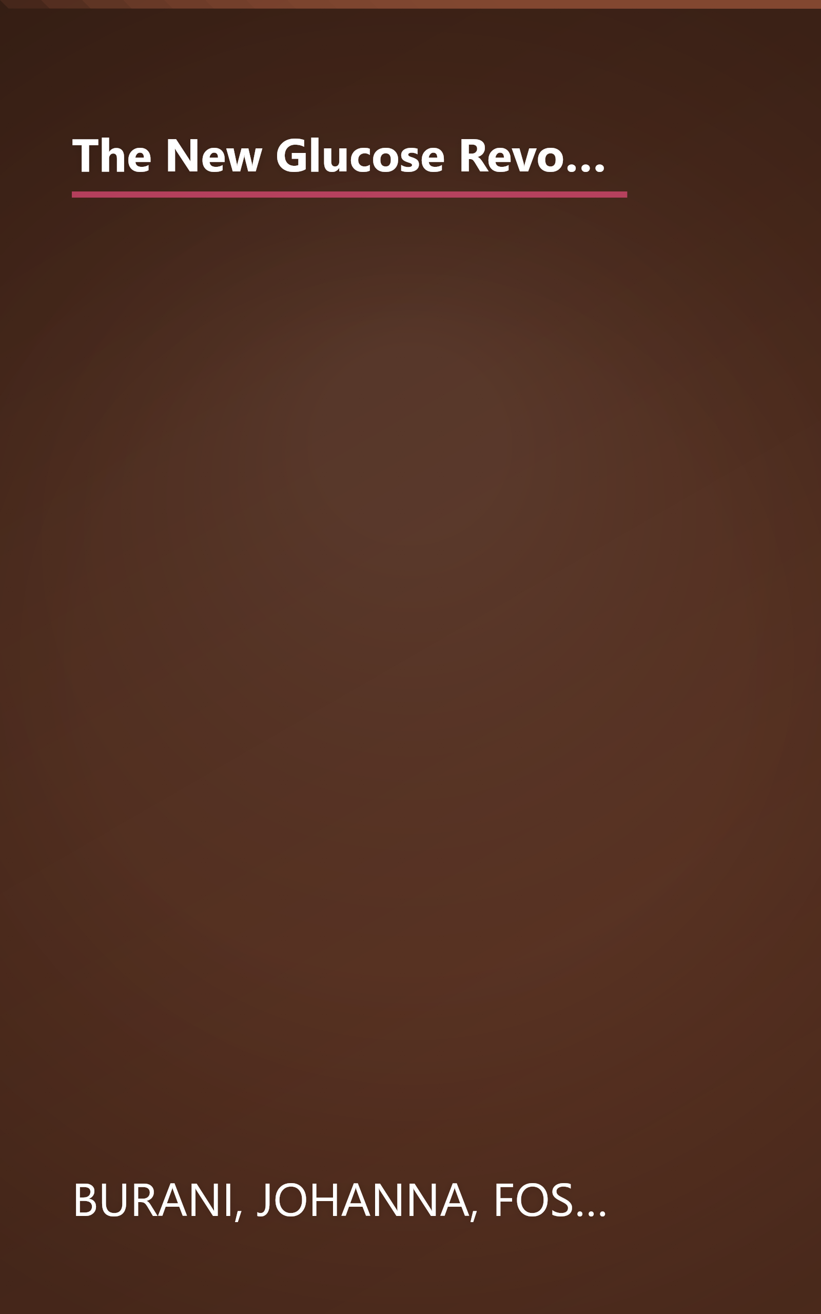 The New Glucose Revolution Low GI Guide to Diabetes: The Only Authoritative Guide to Managing Diabetes Using the Glycemic Index book cover