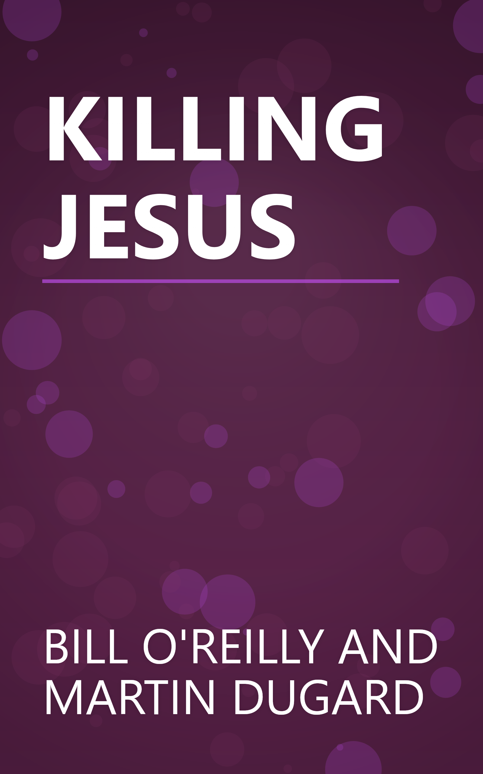 KILLING JESUS book cover