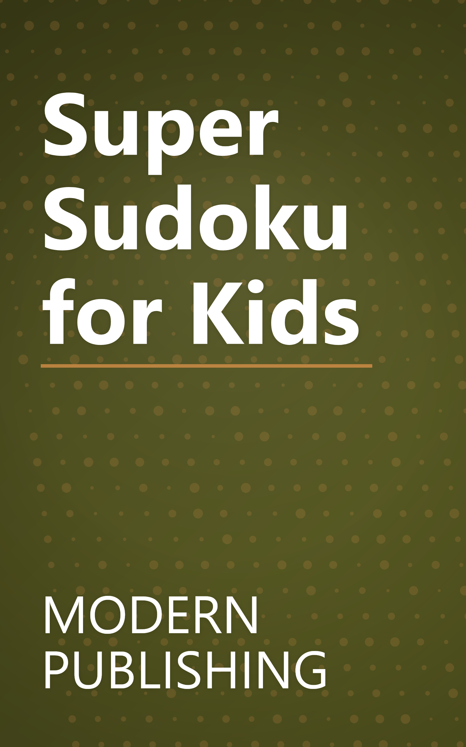 Super Sudoku for Kids book cover