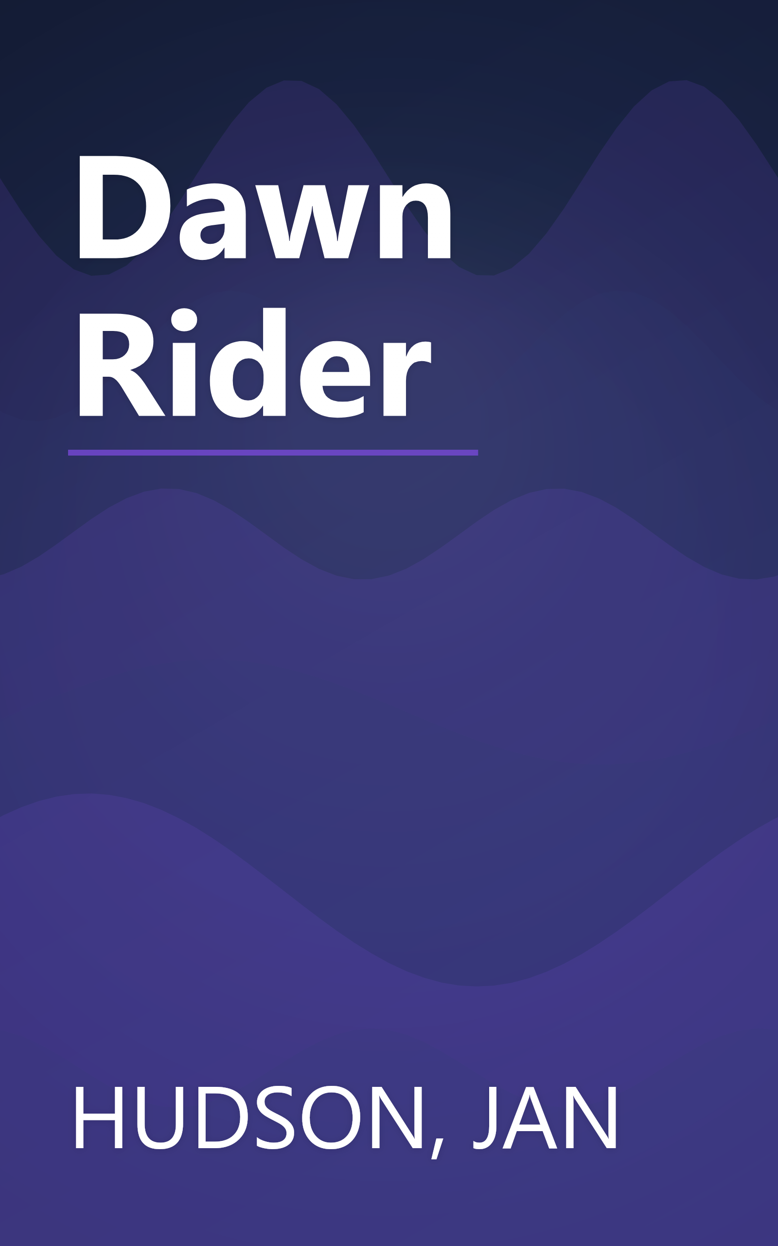 Dawn Rider book cover