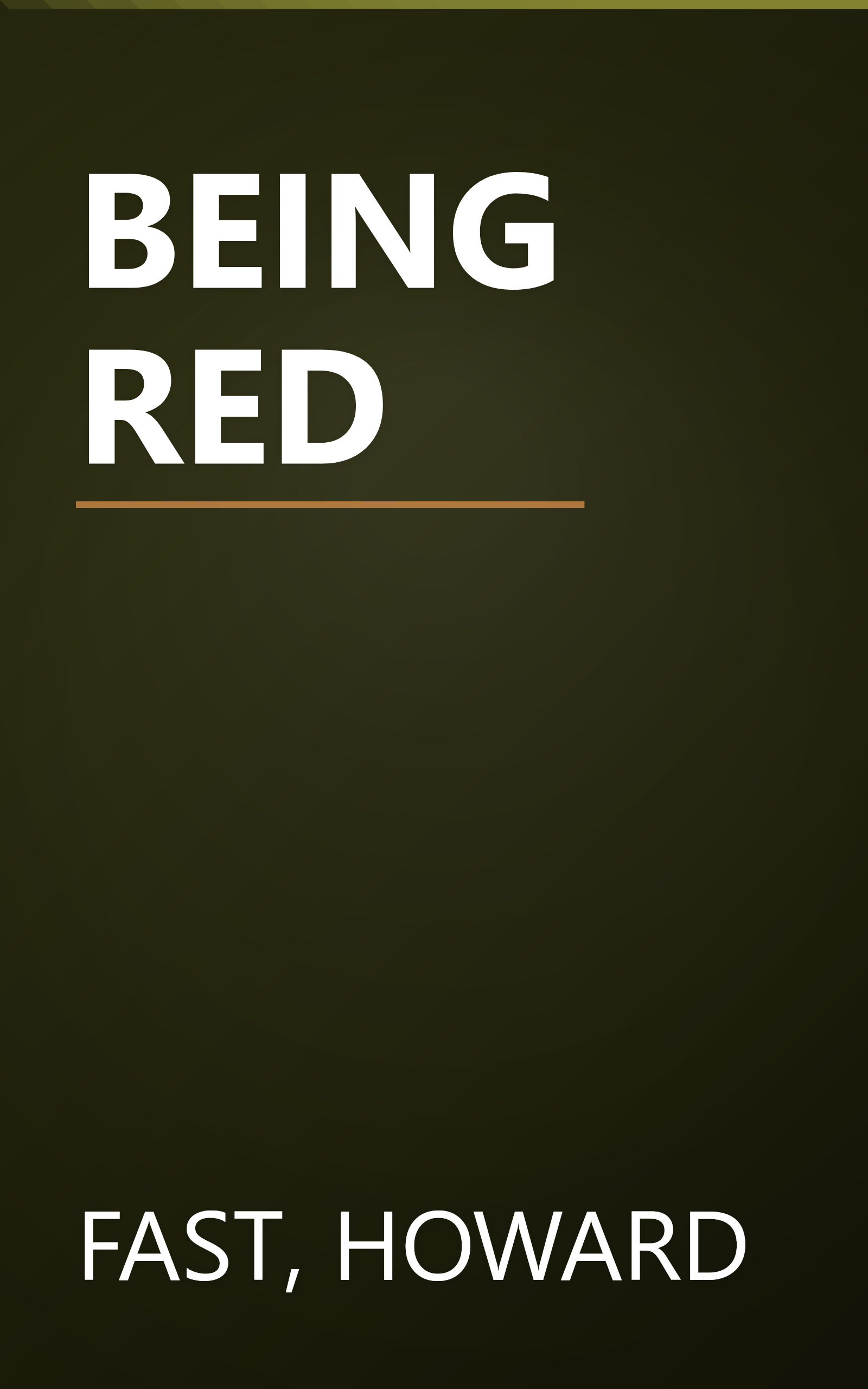BEING RED book cover