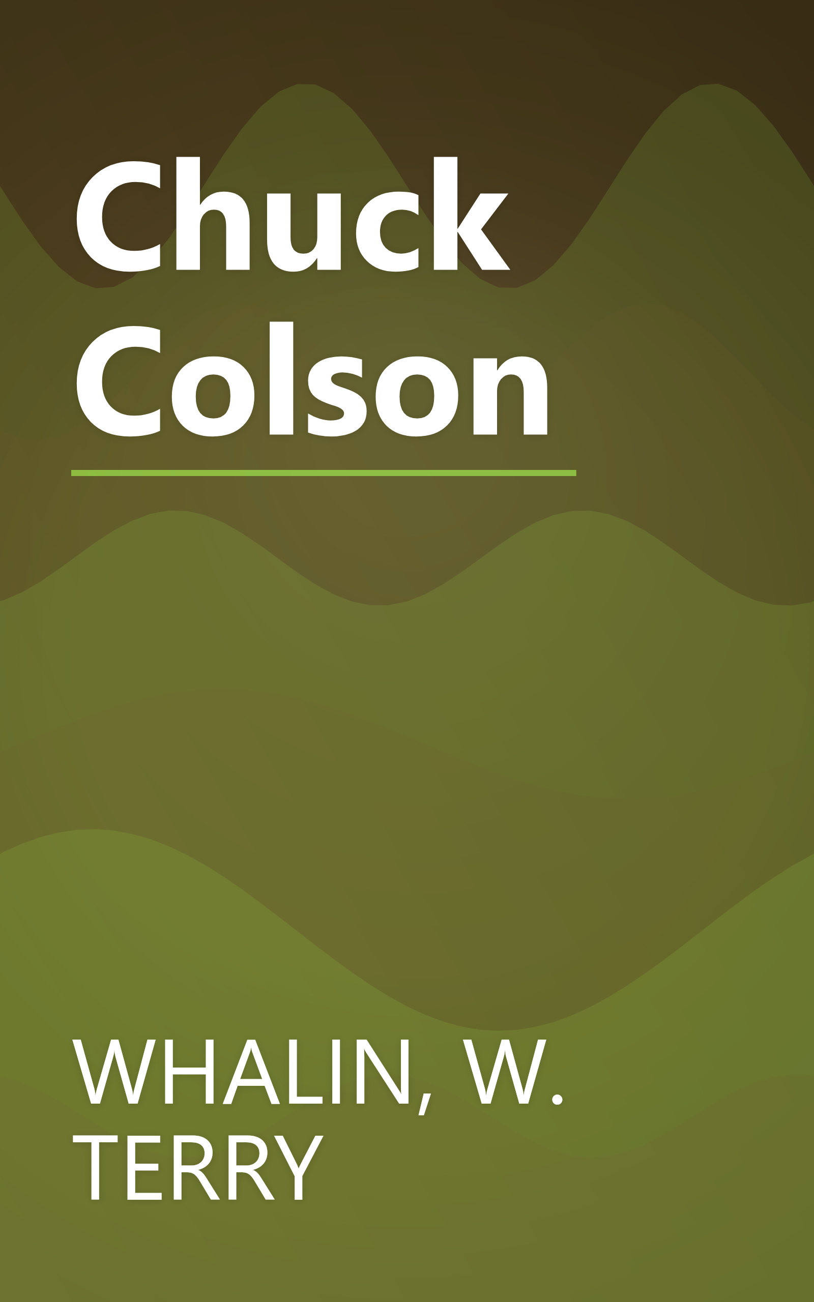 Chuck Colson book cover