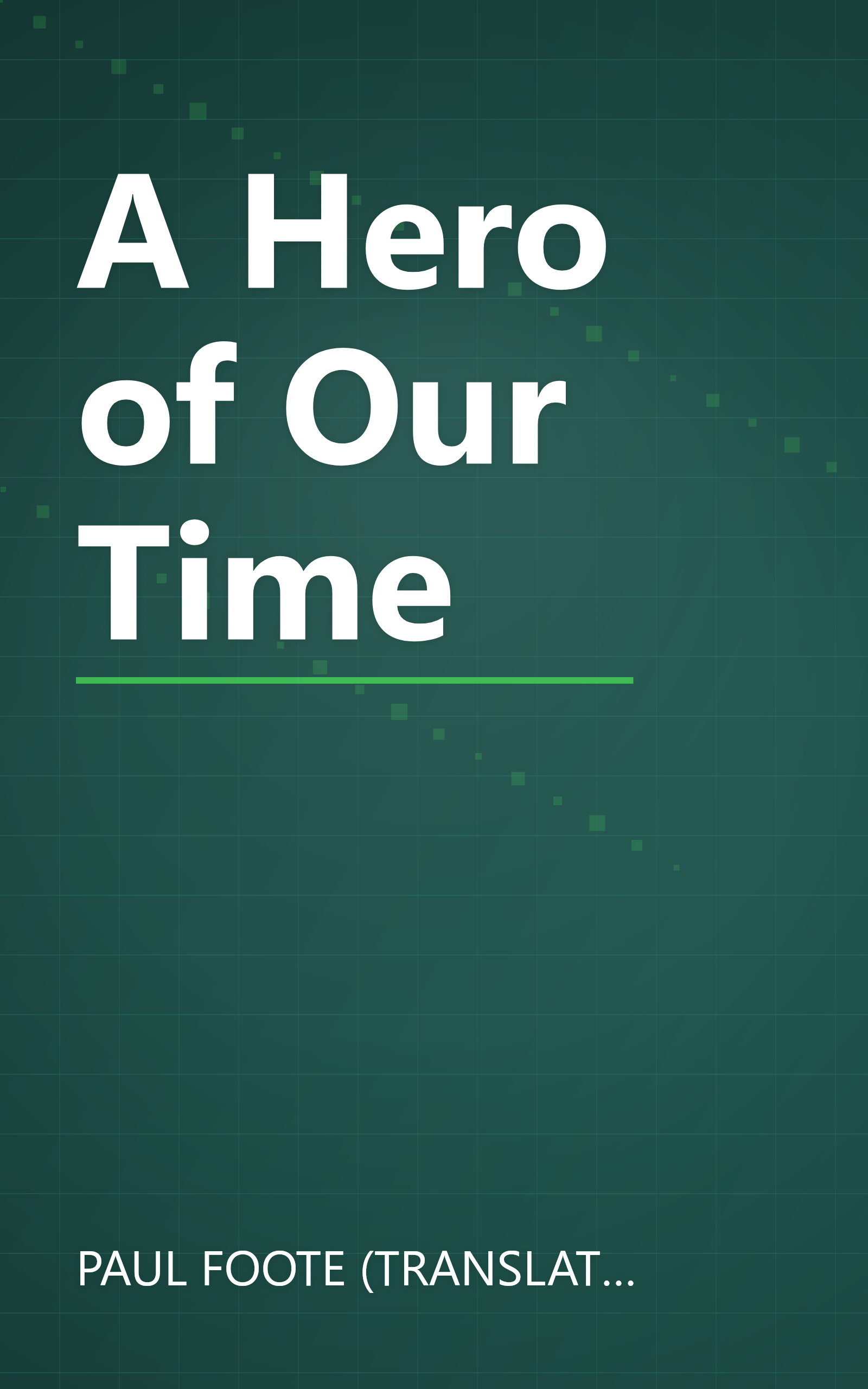 A Hero of Our Time book cover