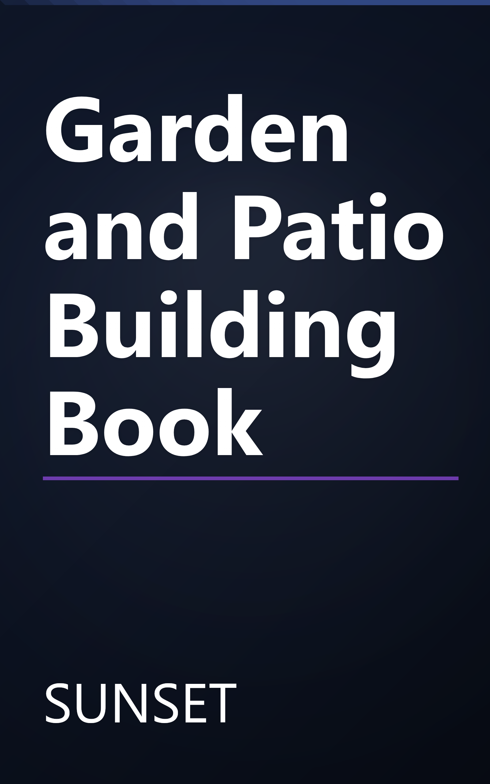 Garden and Patio Building Book book cover