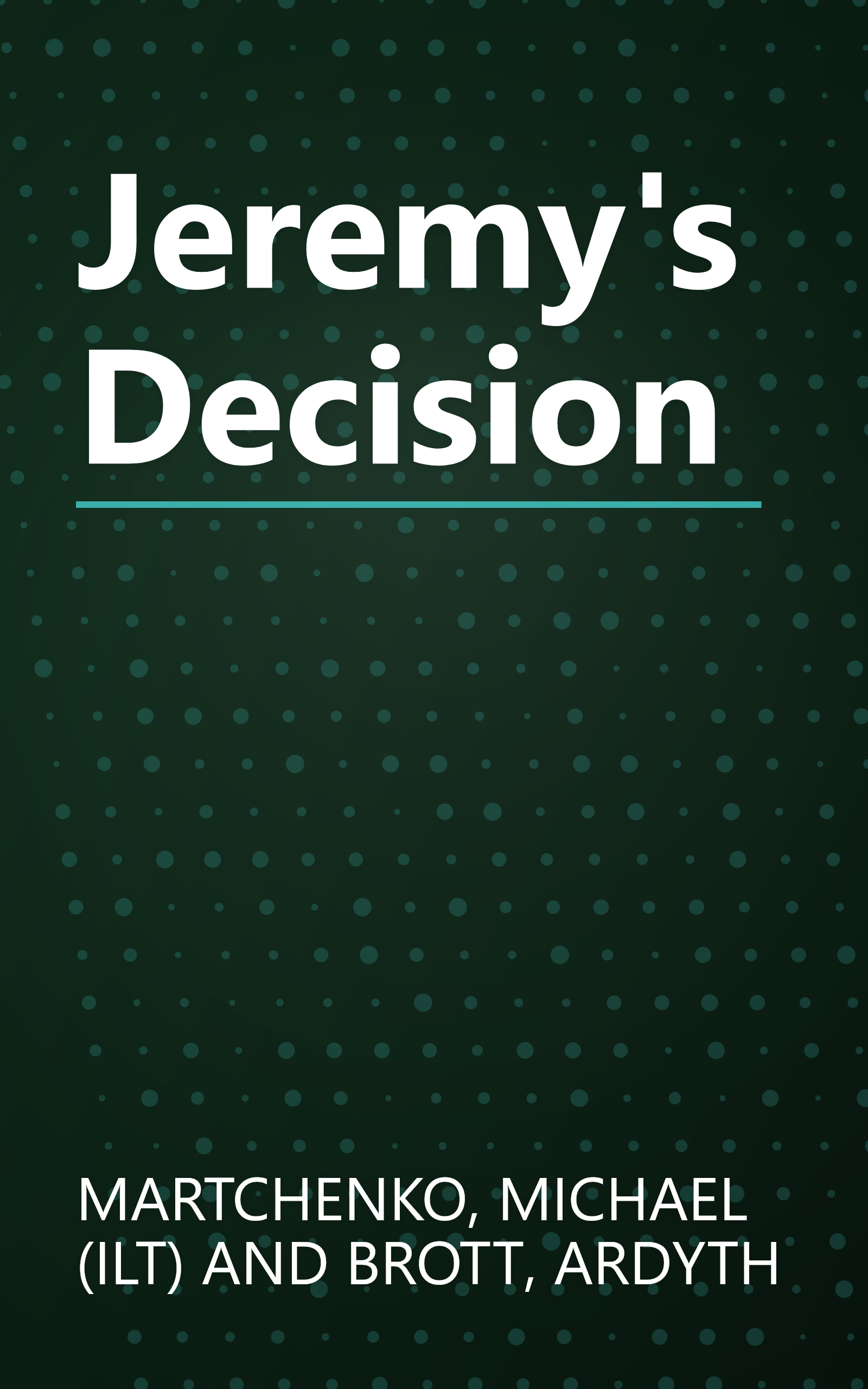 Jeremy's Decision book cover