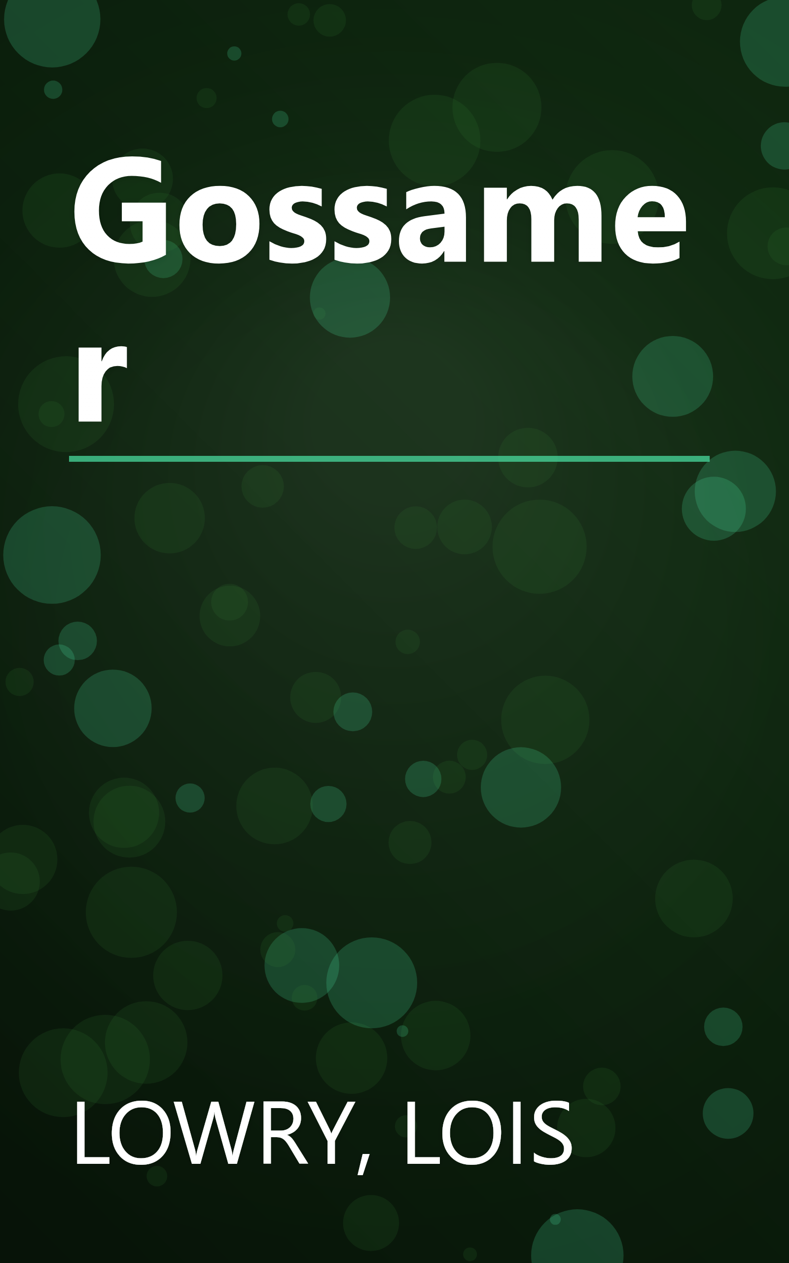 Gossamer book cover