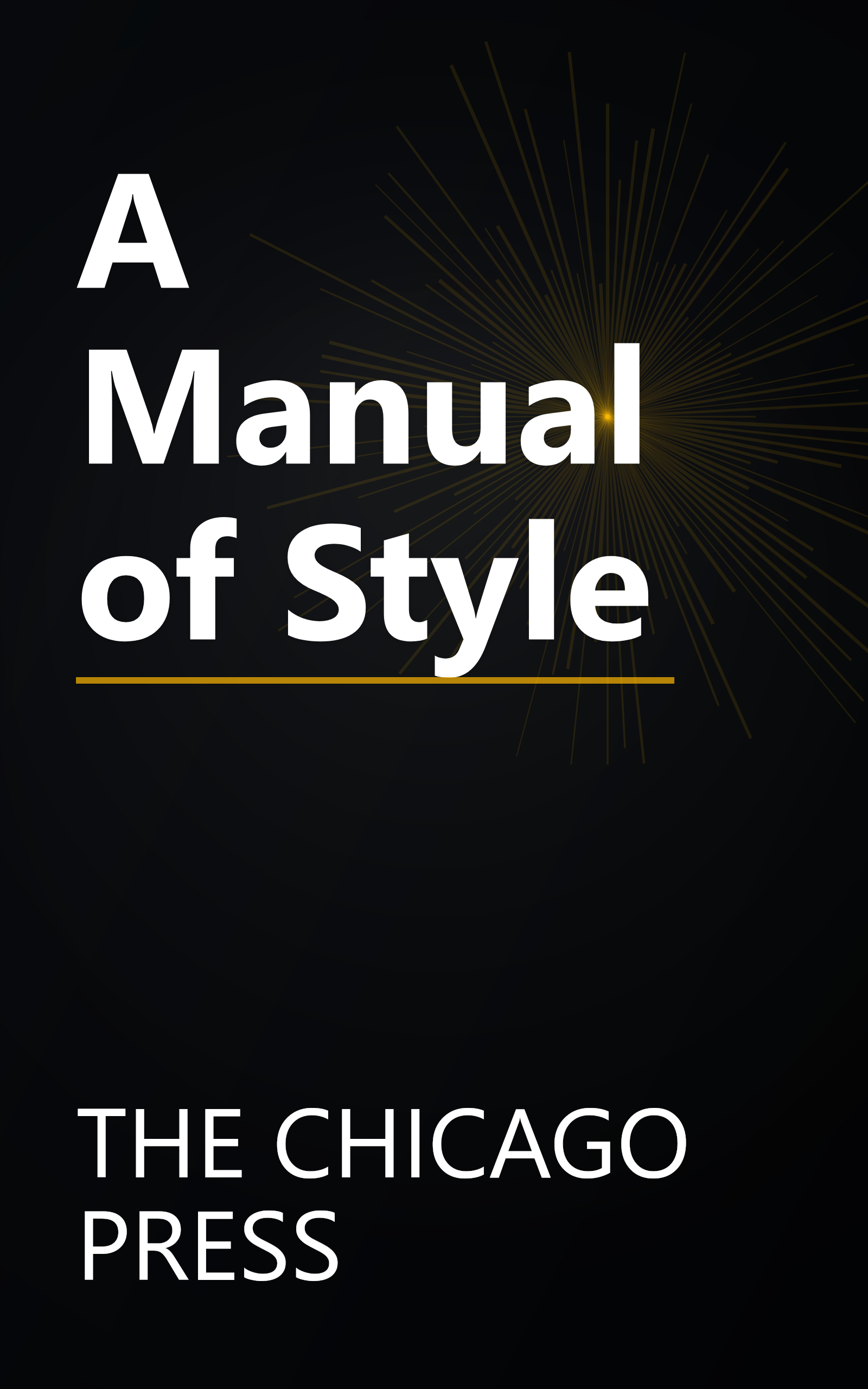 A Manual of Style book cover