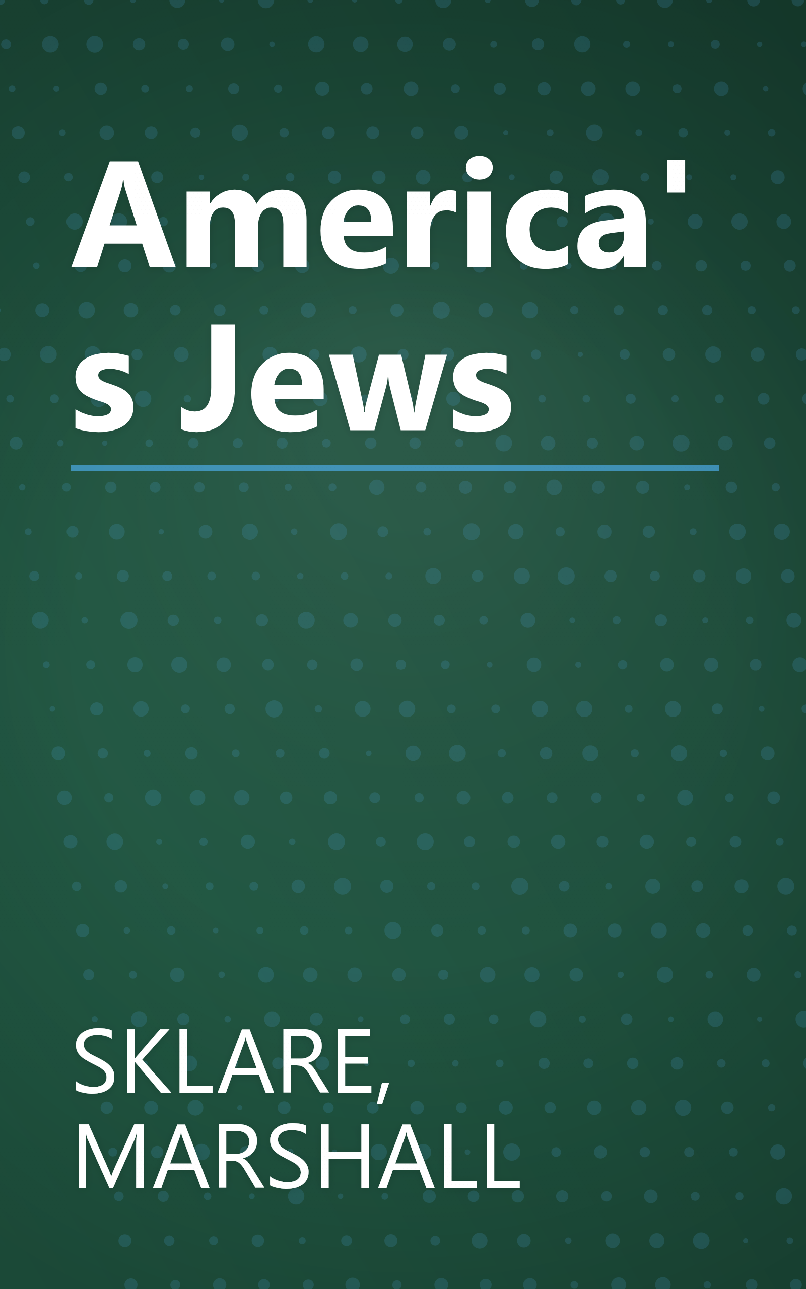 America's Jews book cover
